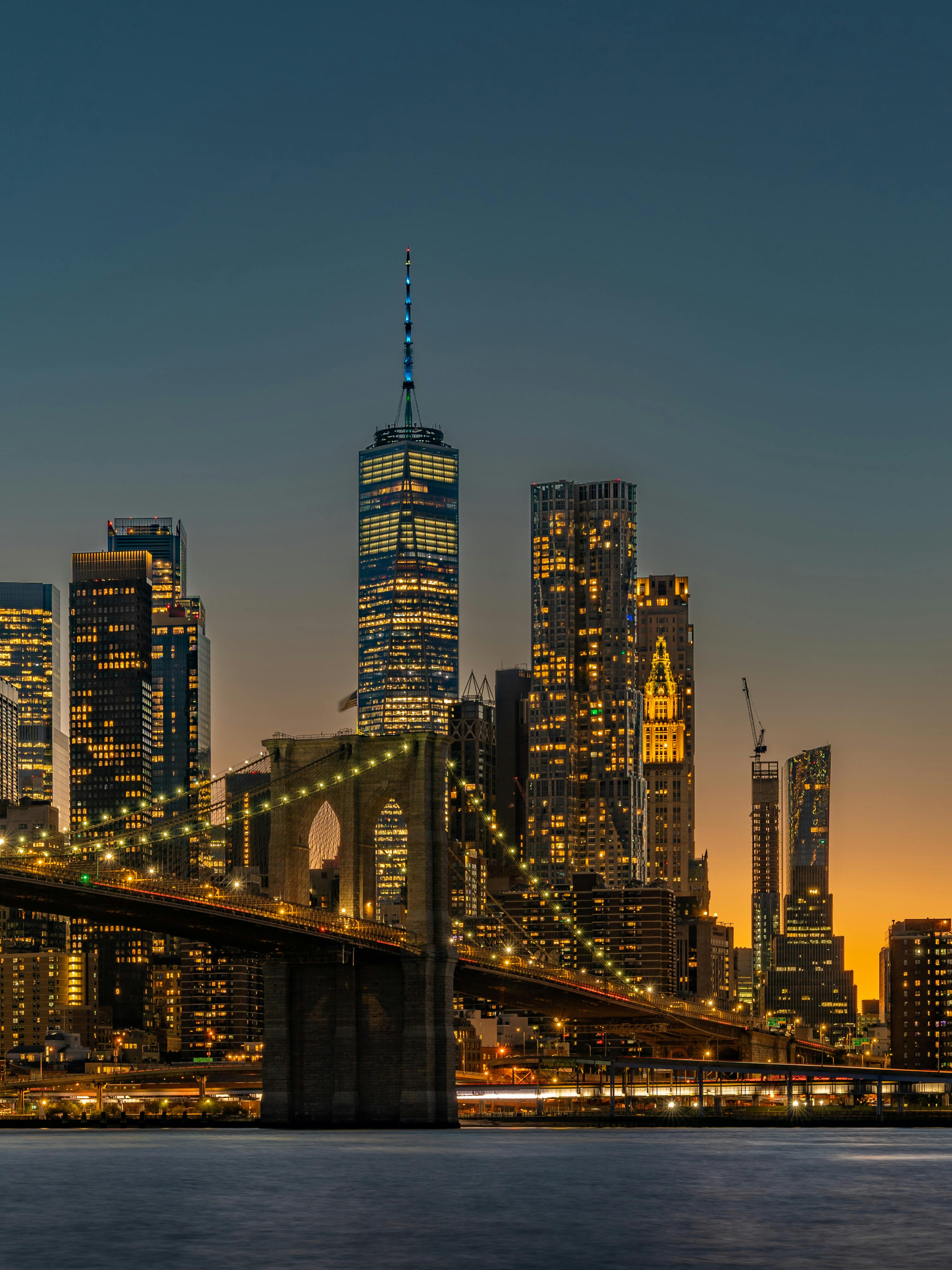 Brooklyn Bridge Blue and White Photo · Free Stock Photo