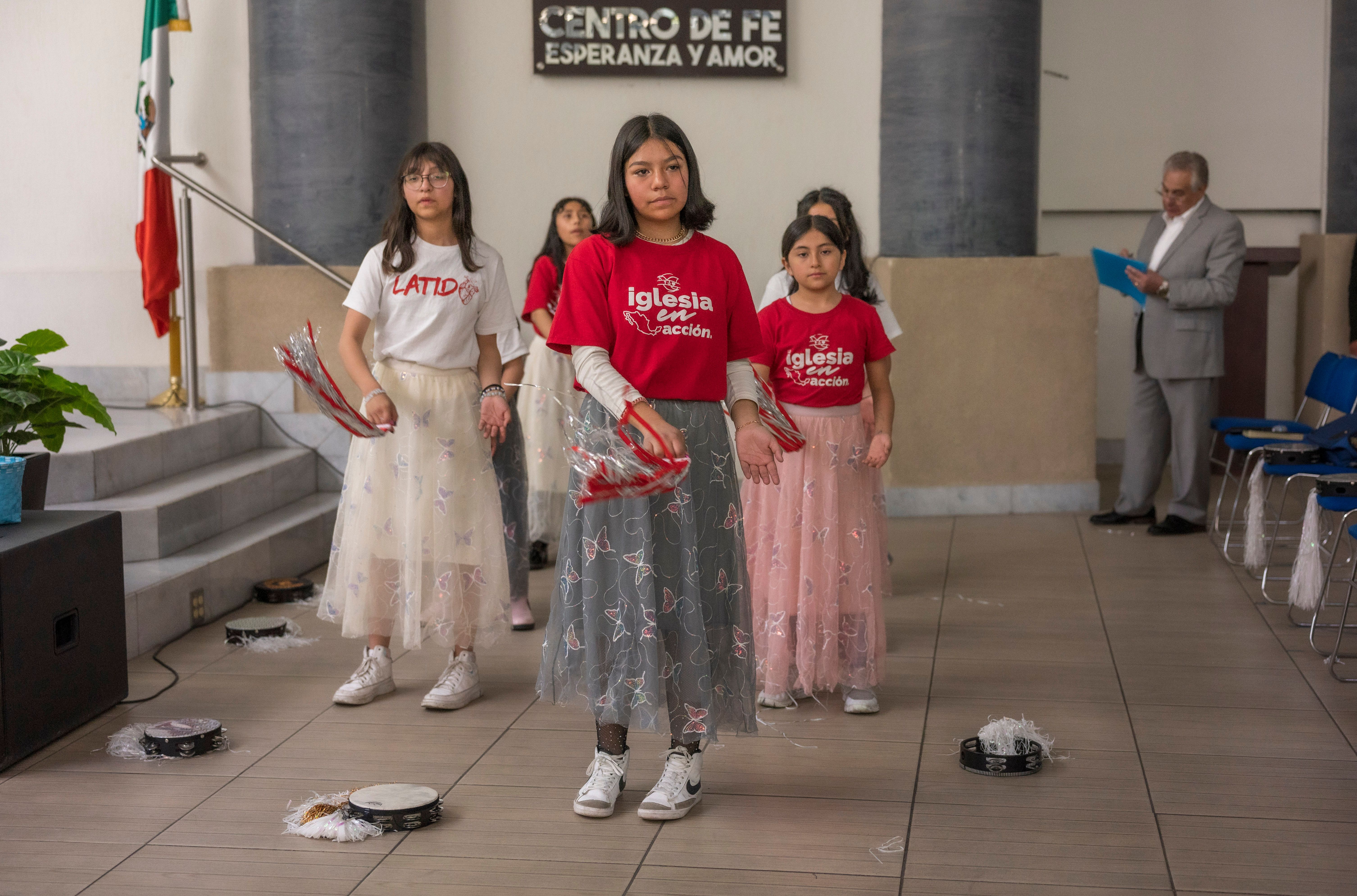 Girls Performance at Religion Event · Free Stock Photo