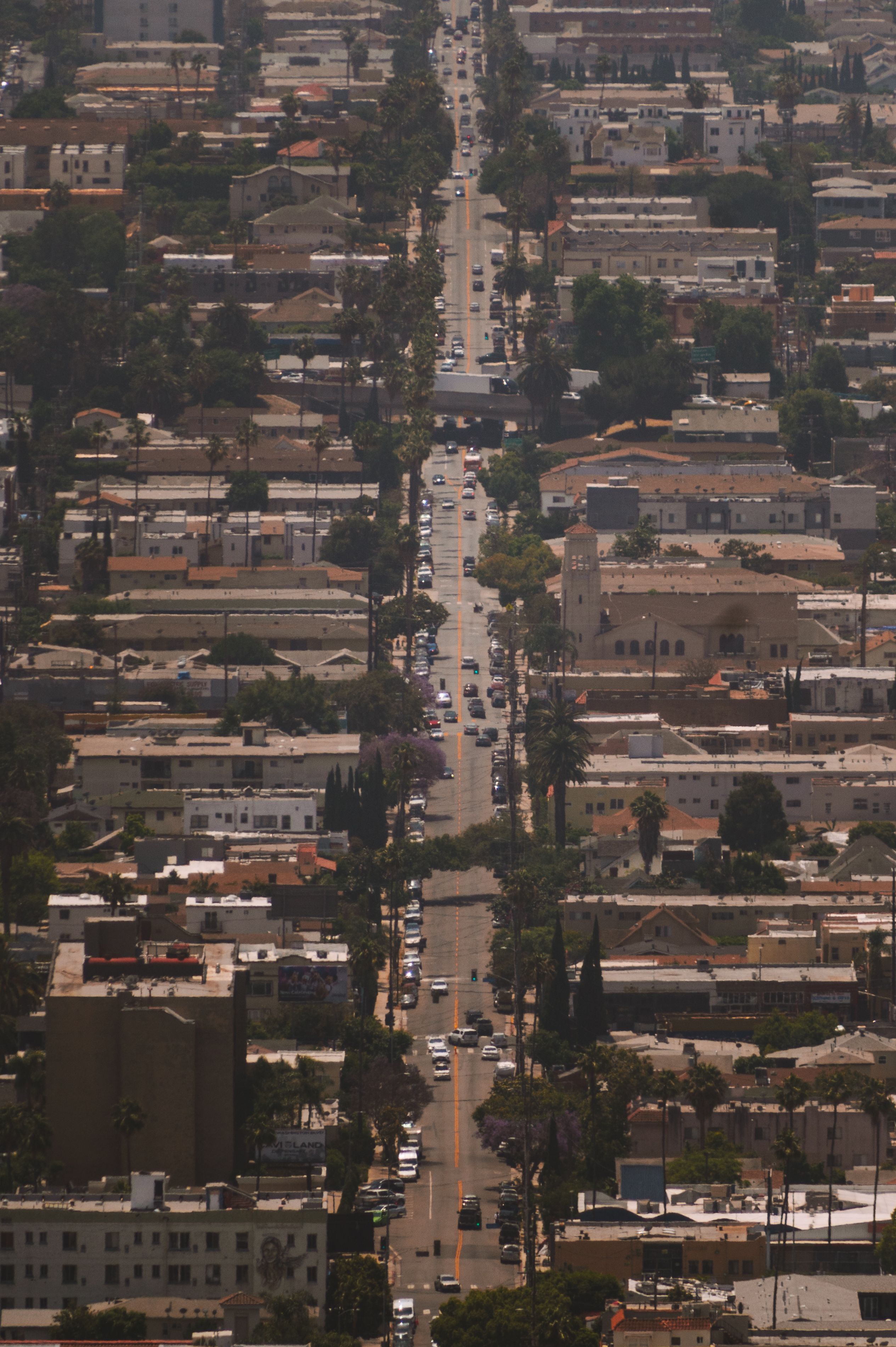 Birds Eye View of Town · Free Stock Photo