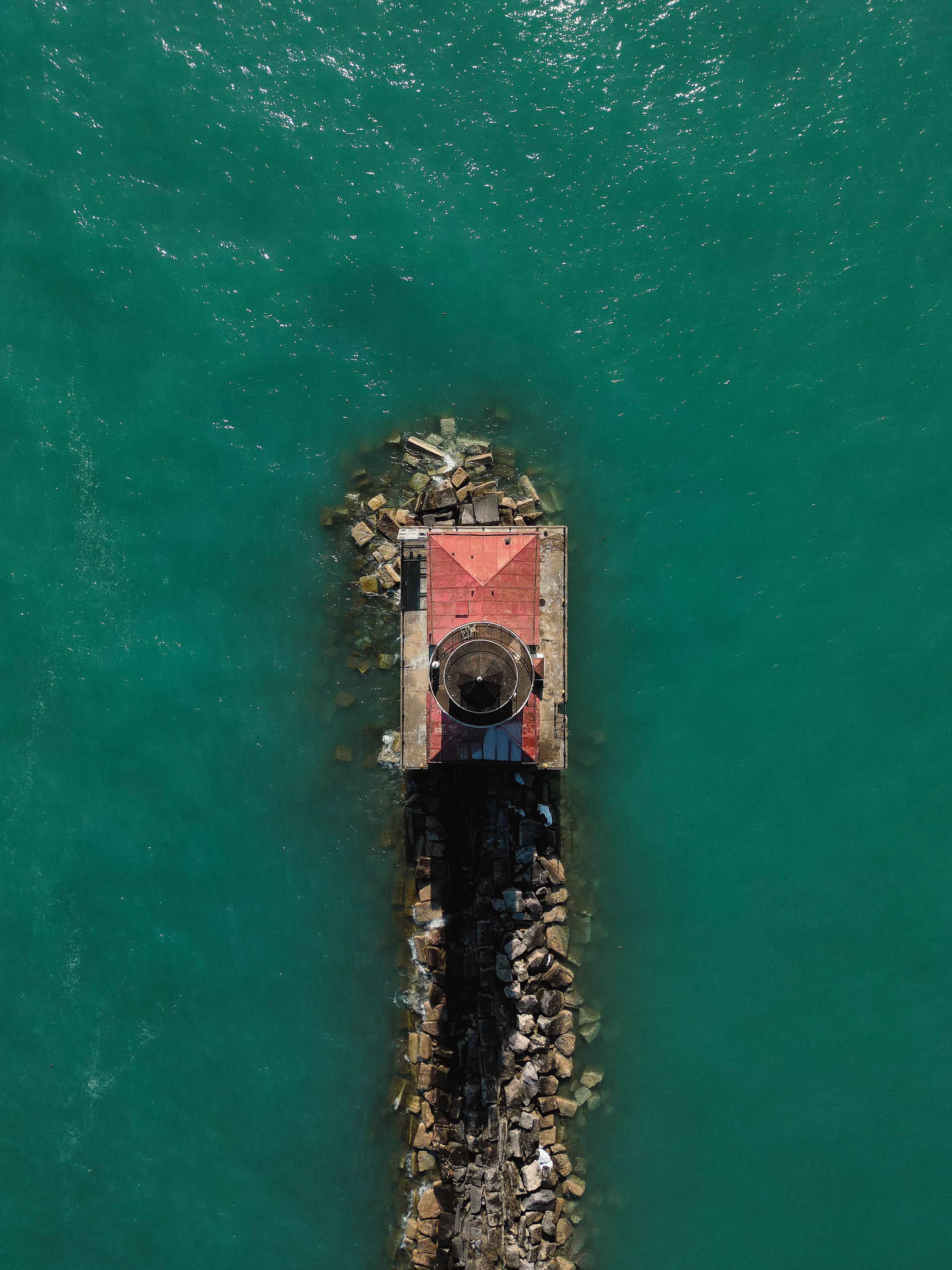 Top down of a Lighthouse · Free Stock Photo