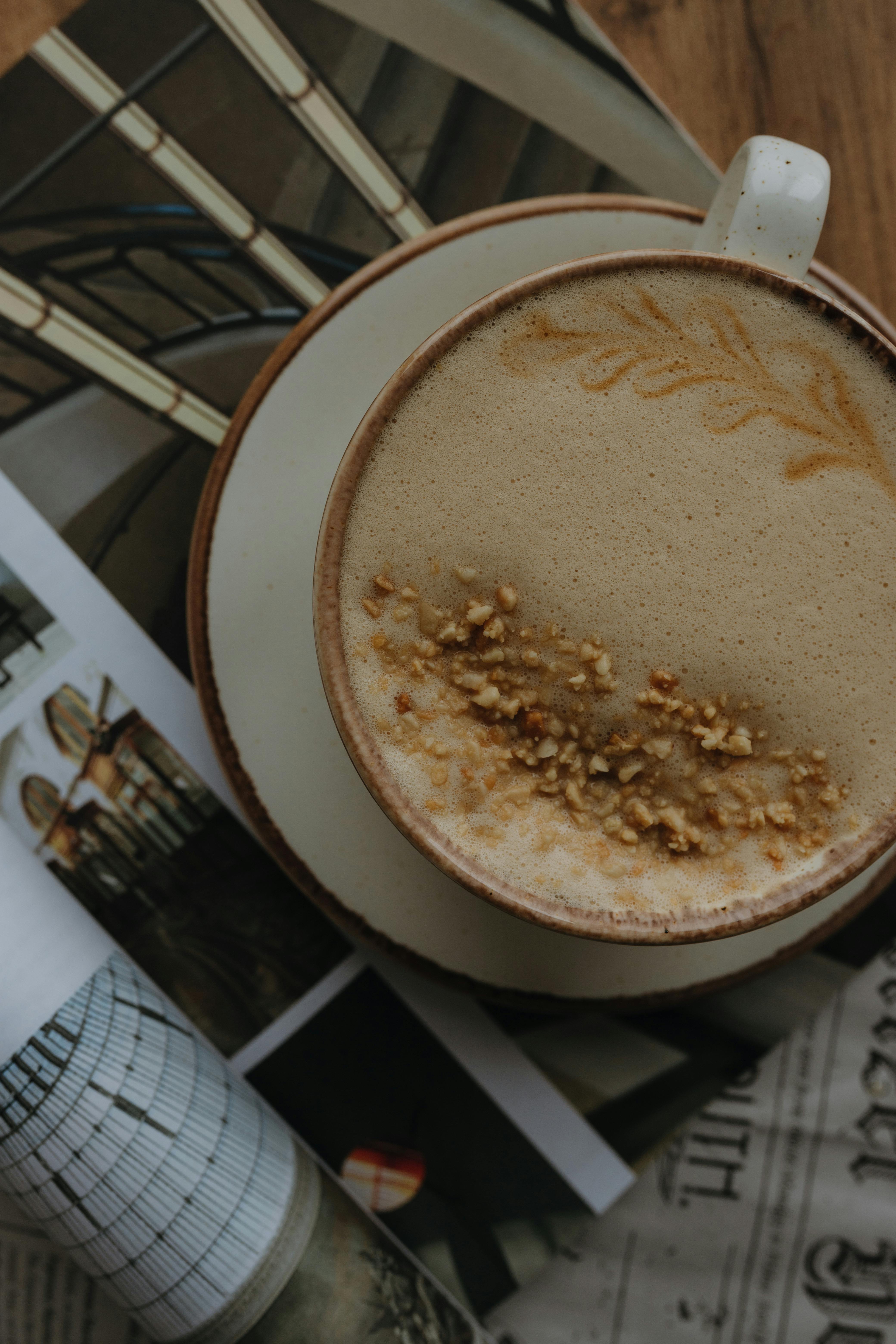 A Cup of Coffee with Sprinkles · Free Stock Photo