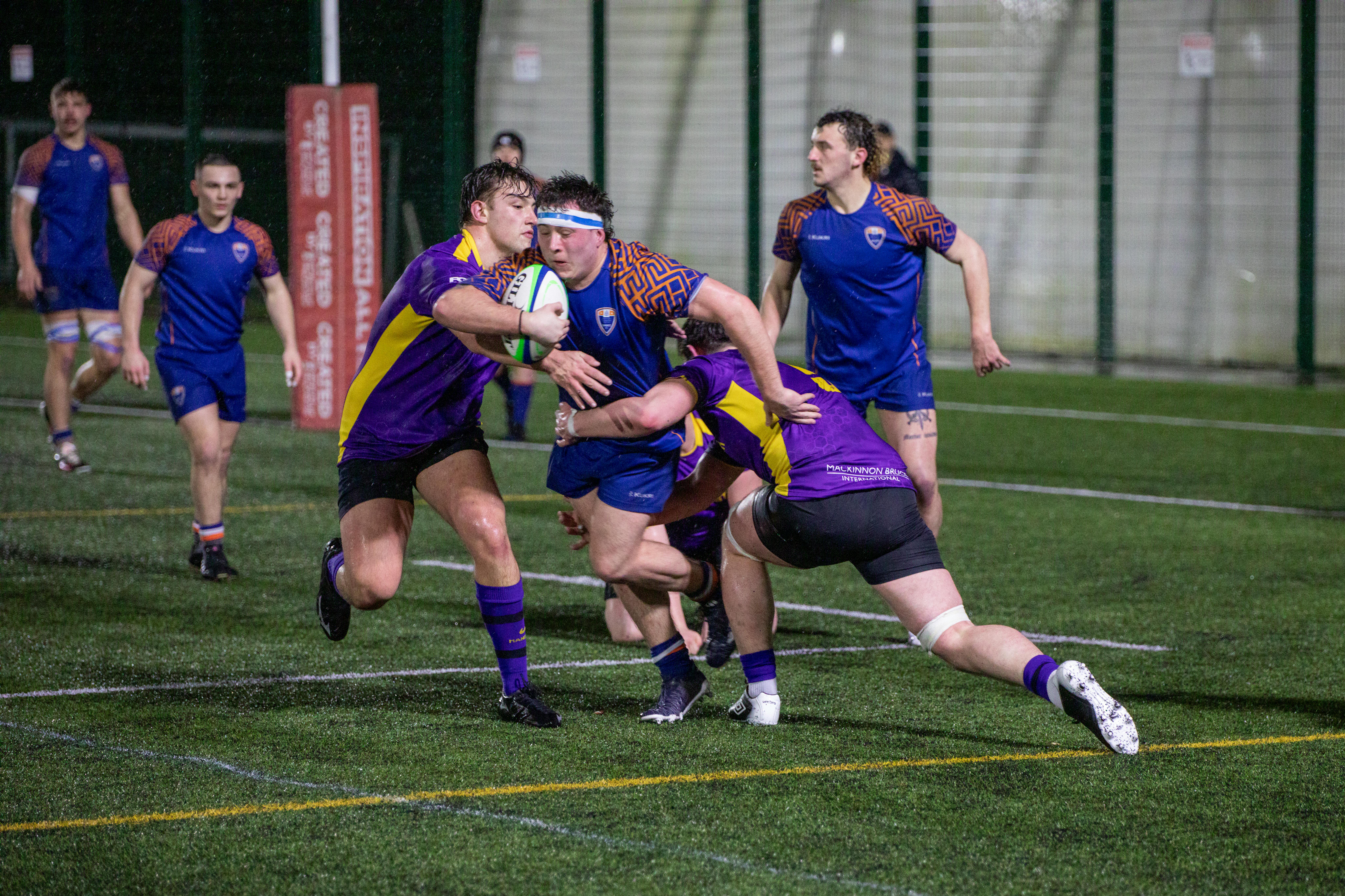 Players During a Rugby Match · Free Stock Photo