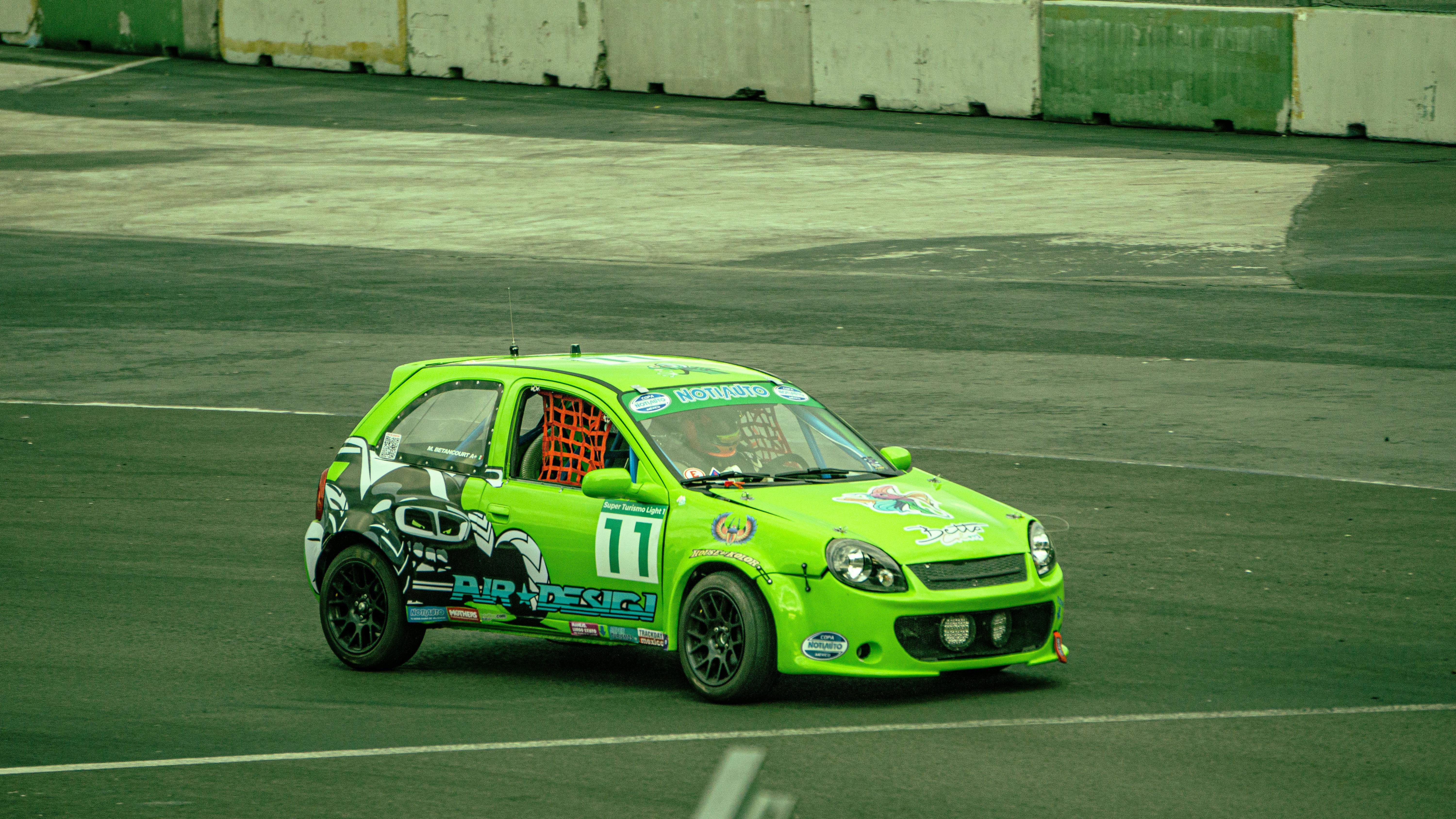 Green Racing Car · Free Stock Photo