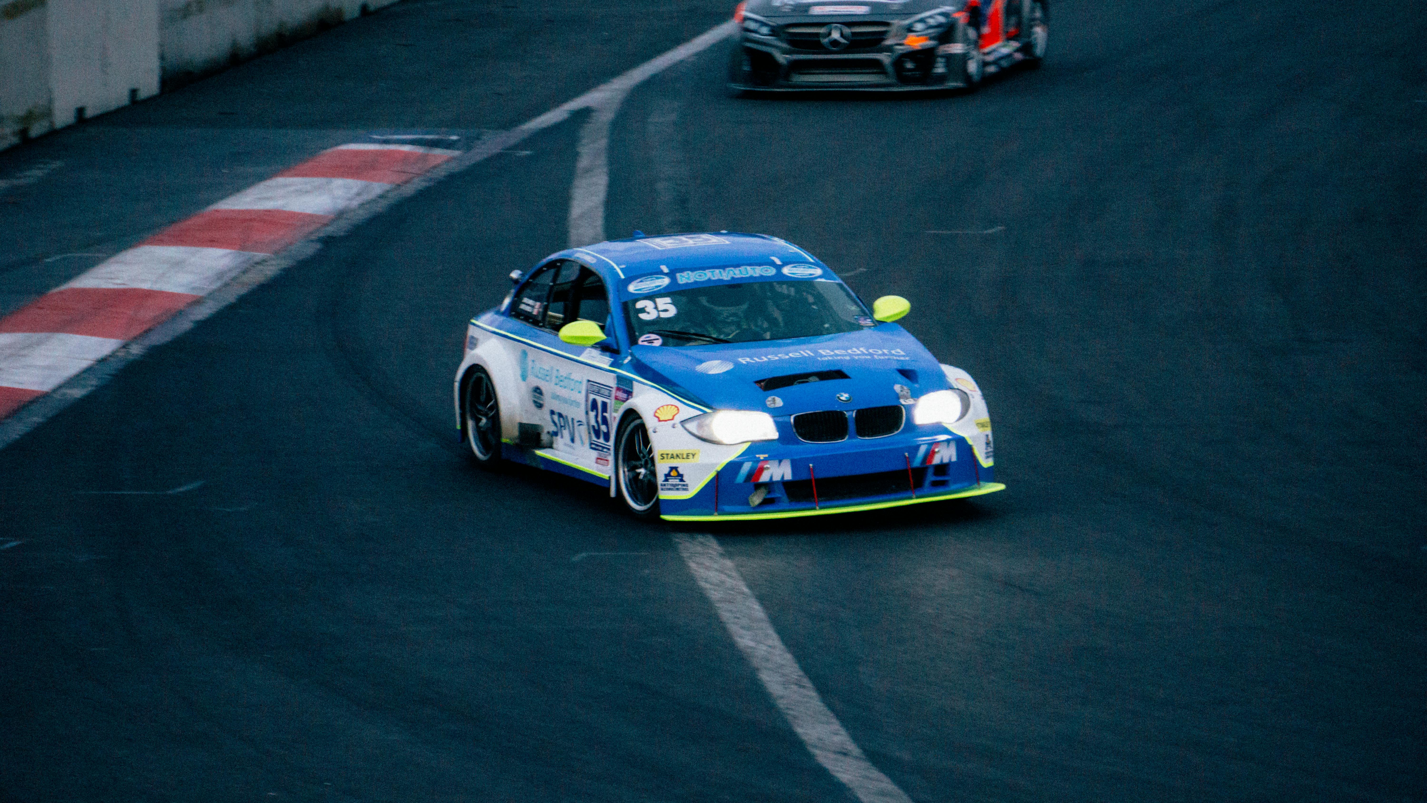 Blue Sedan during Daytime · Free Stock Photo