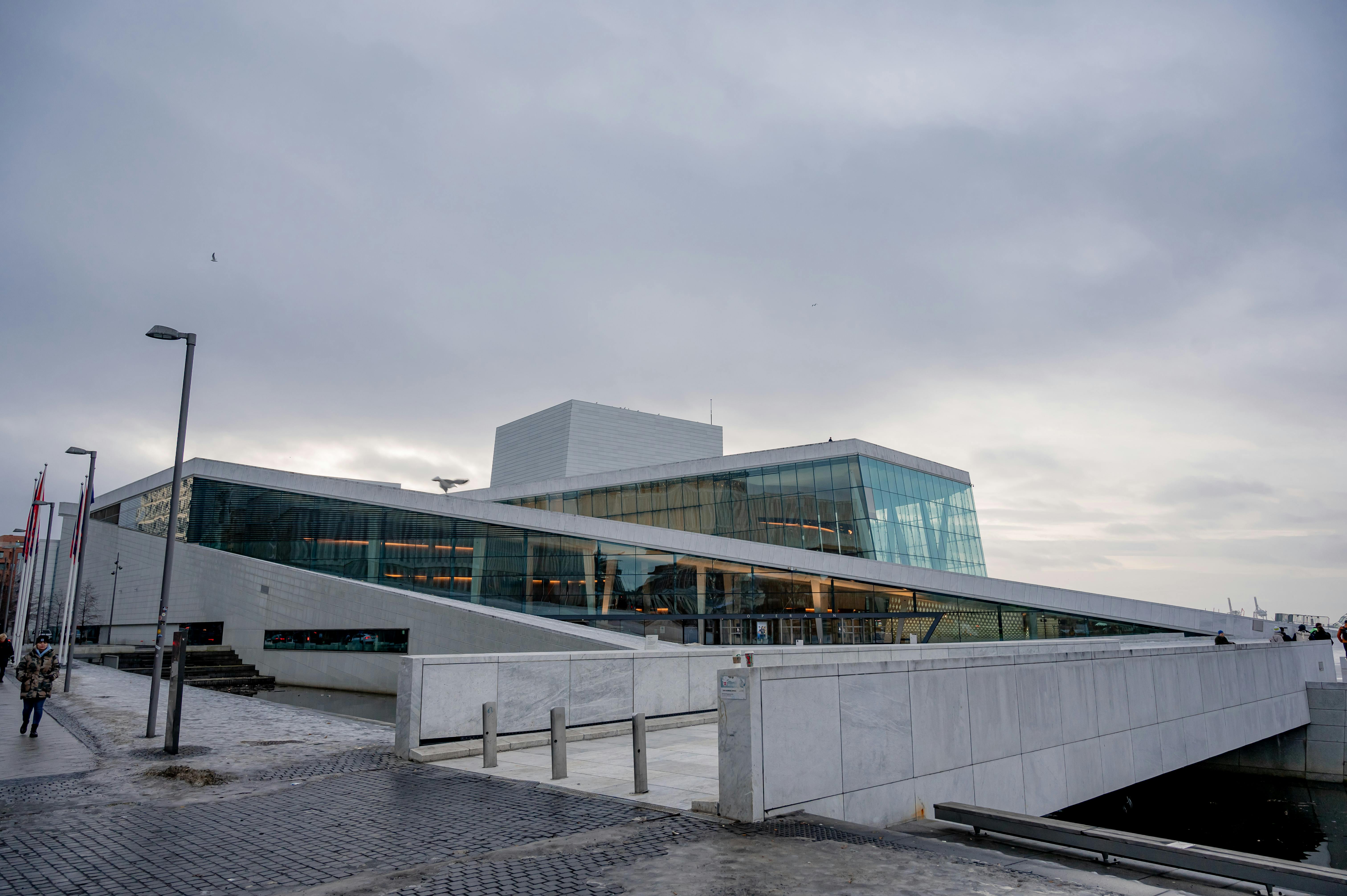 Oslo Opera House (Operahuset) is home of Norwegian National Opera and ...