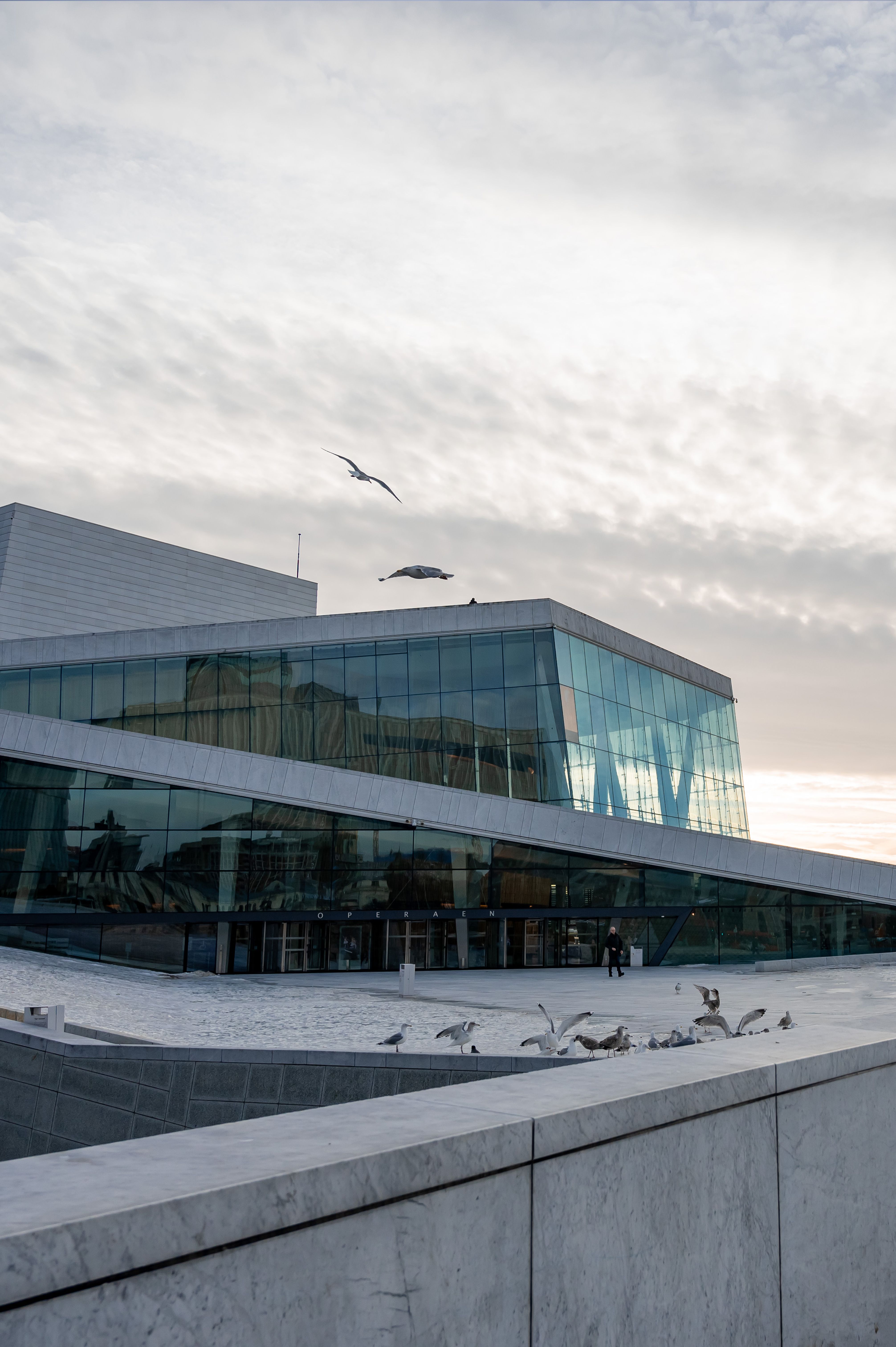 Oslo Opera House (Operahuset) is home of Norwegian National Opera and ...