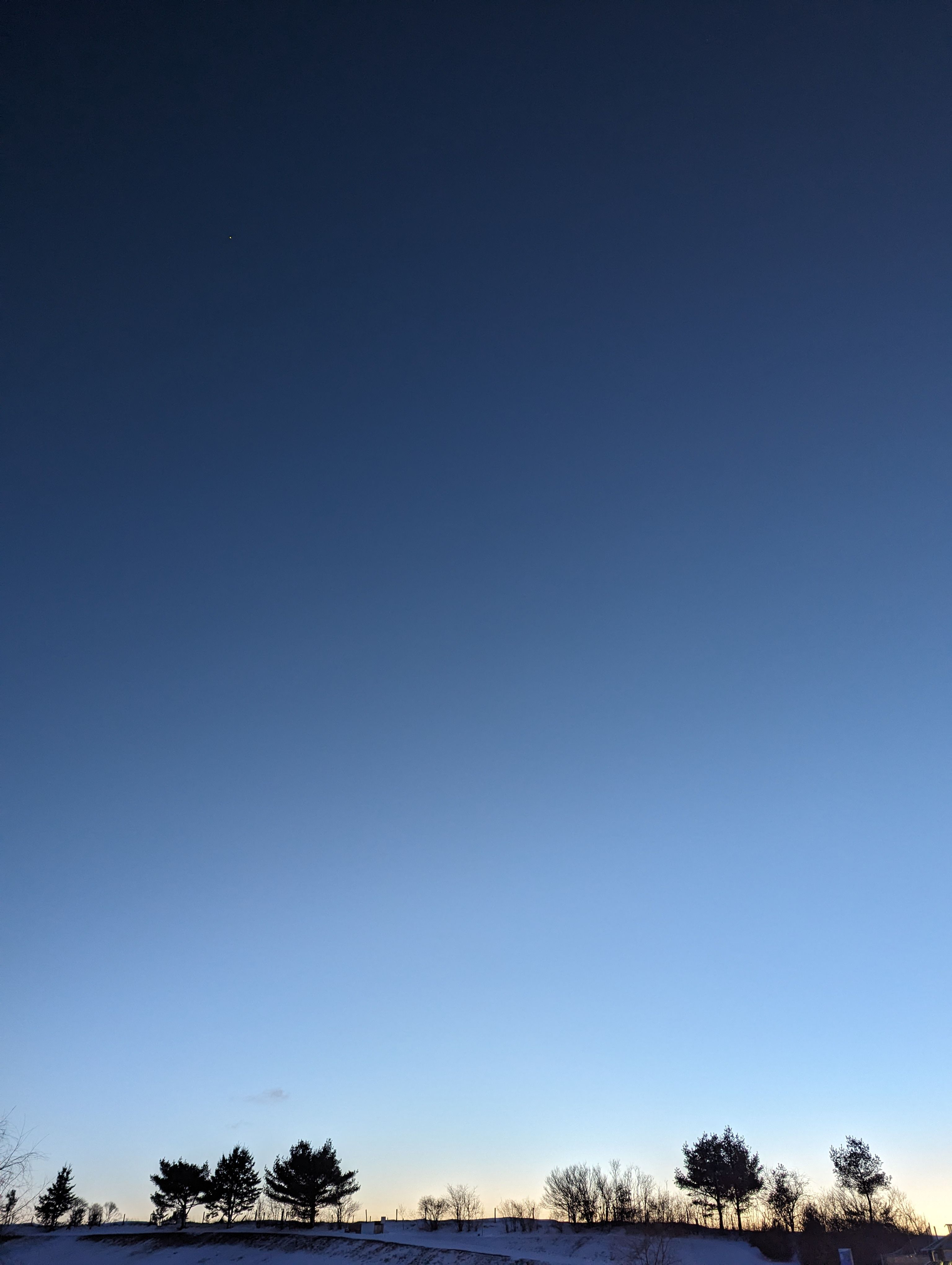 Winter Landscape at Dusk · Free Stock Photo