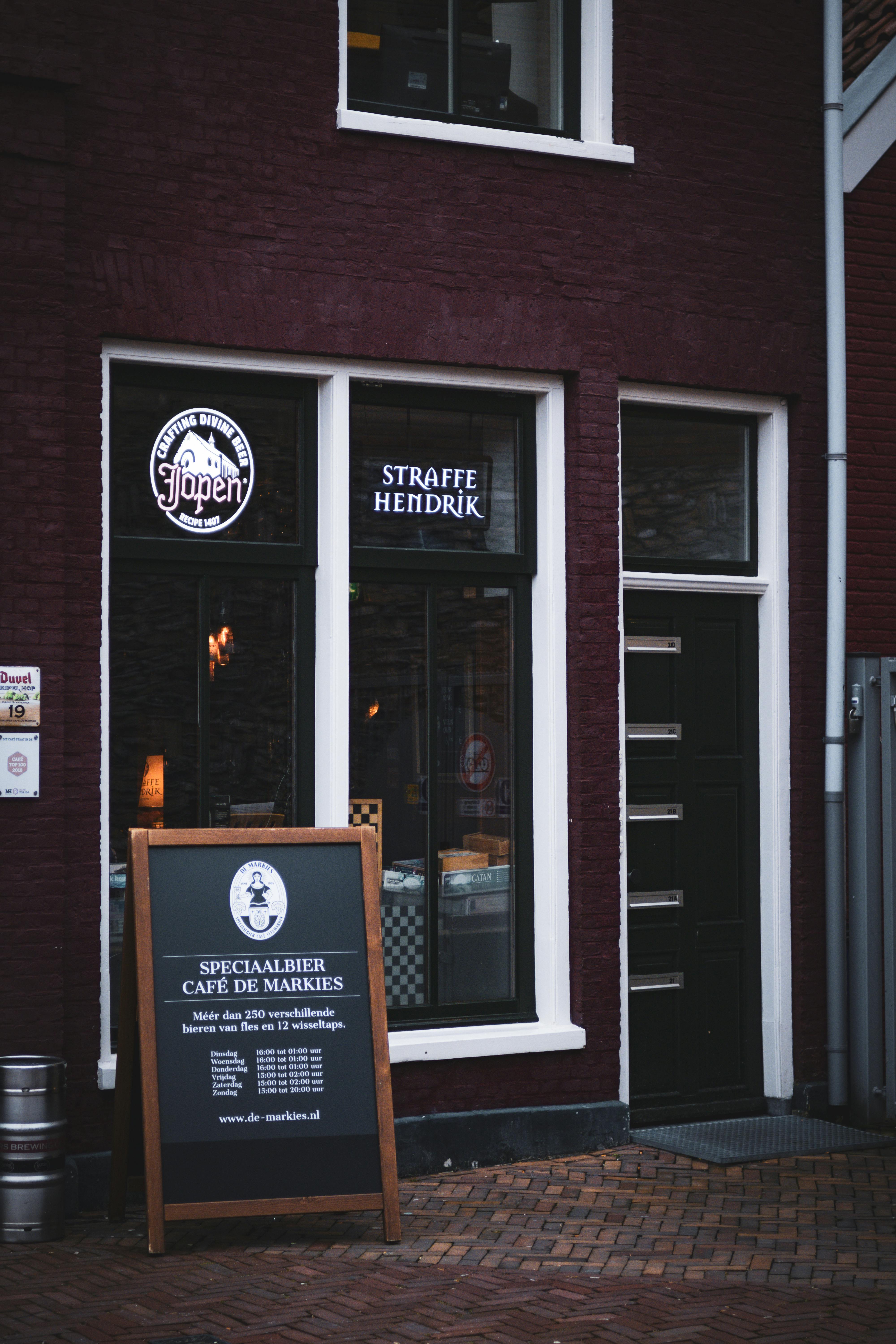 Cafe in Town in Netherlands · Free Stock Photo