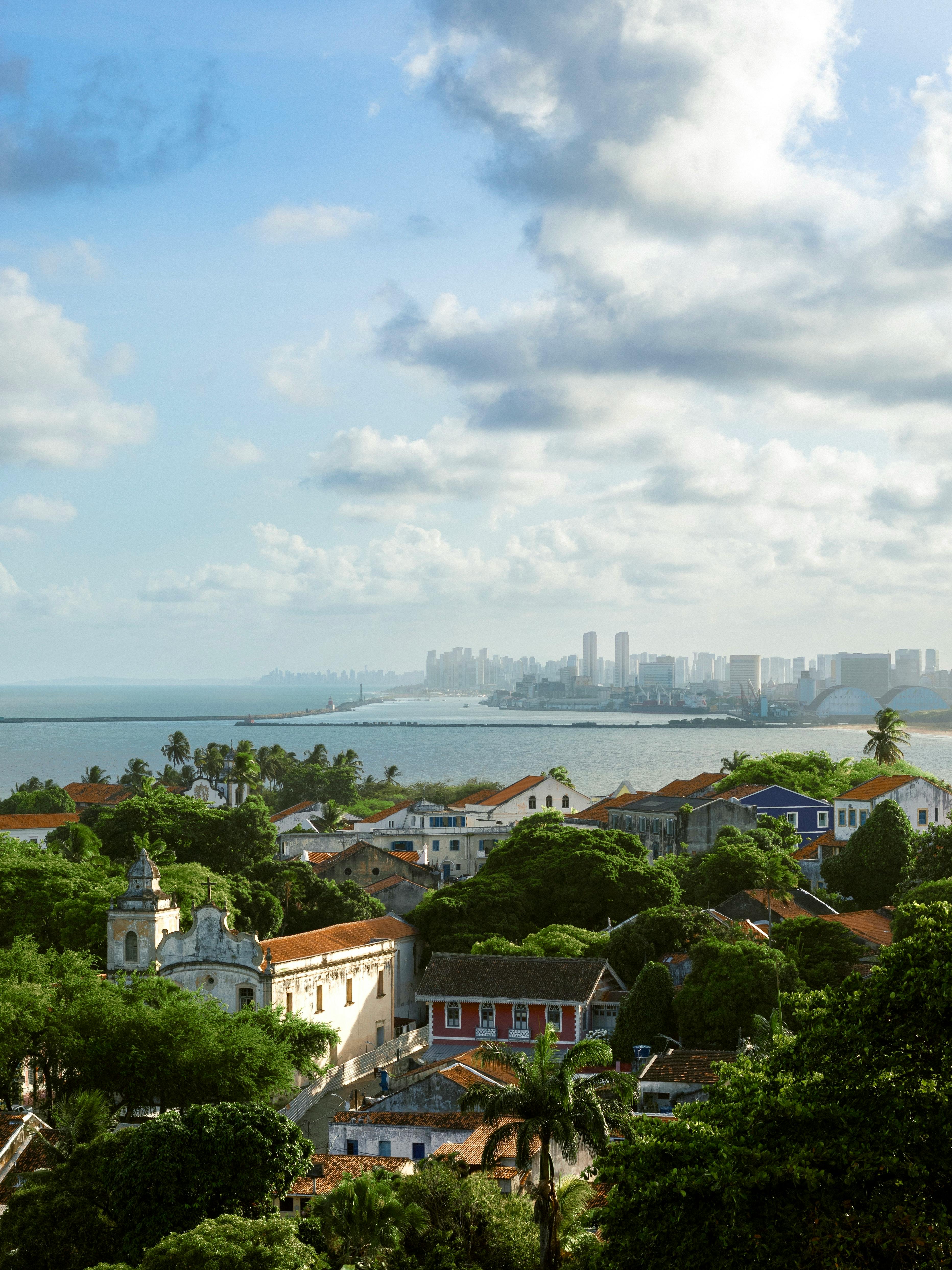 Suburb of Recife City on Sea Coast in Brazil · Free Stock Photo