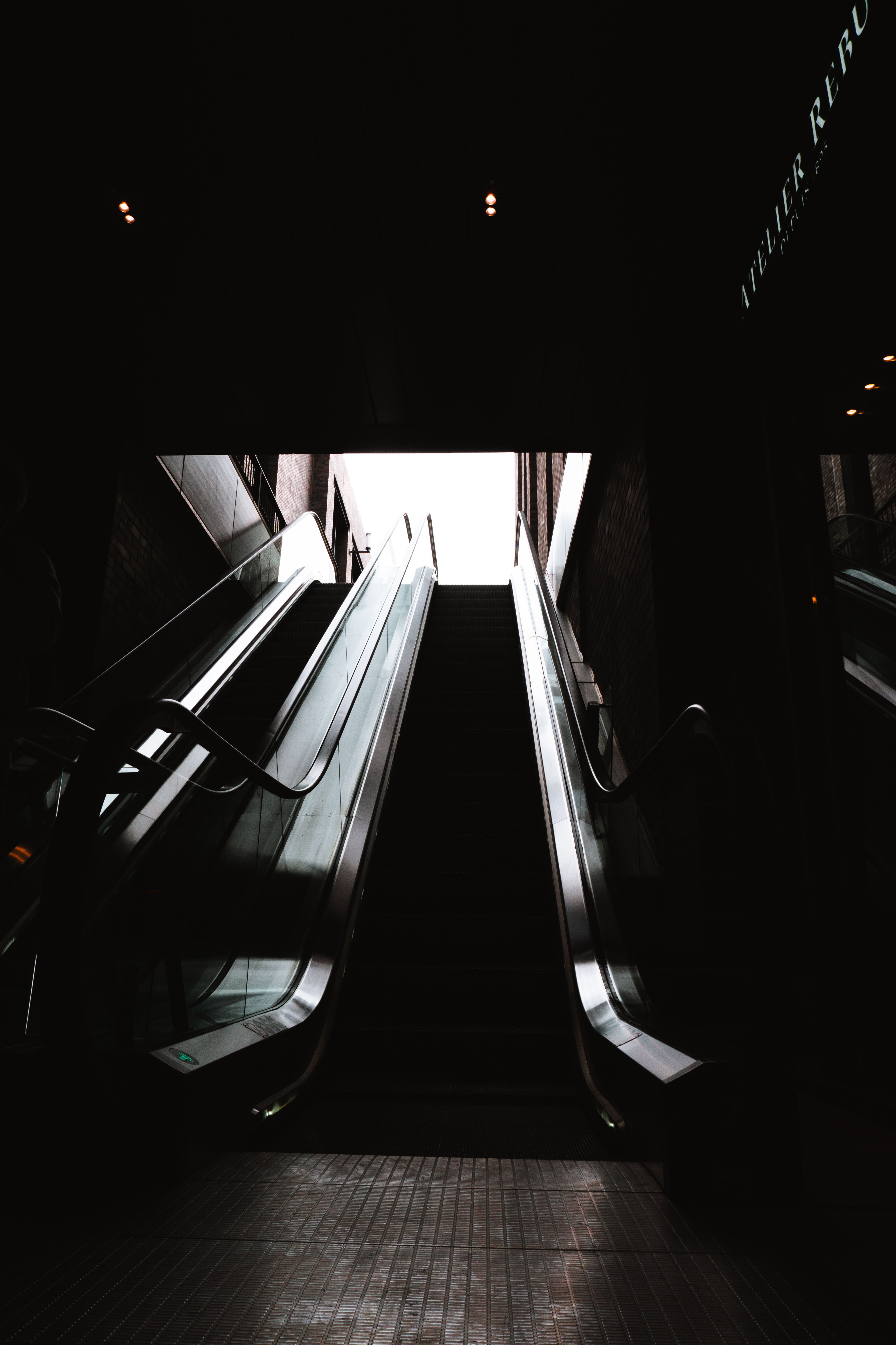 Landscape Photo of Two Escalators · Free Stock Photo
