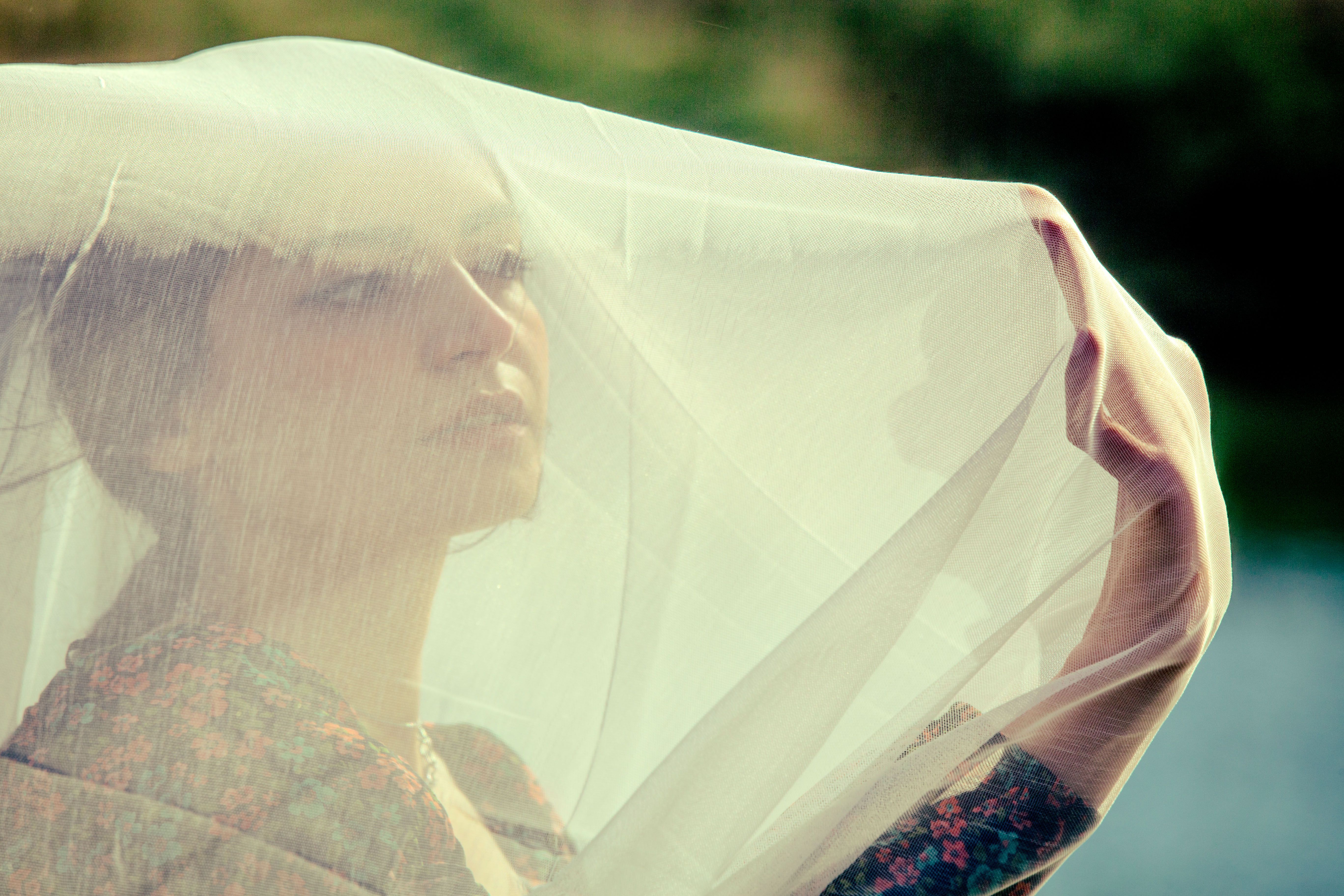 Portrait of Woman in Veil · Free Stock Photo