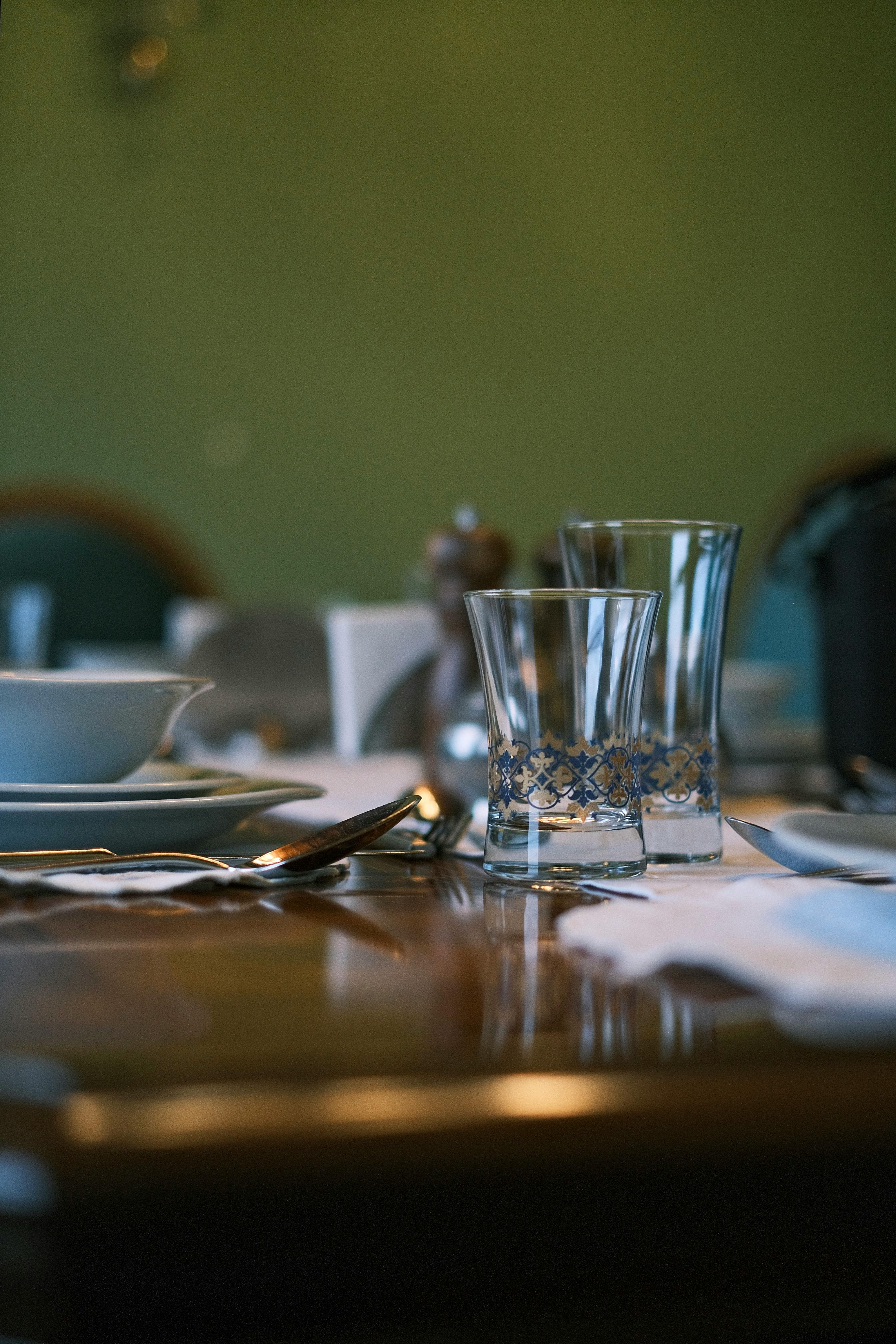 Table Prepared for Service · Free Stock Photo
