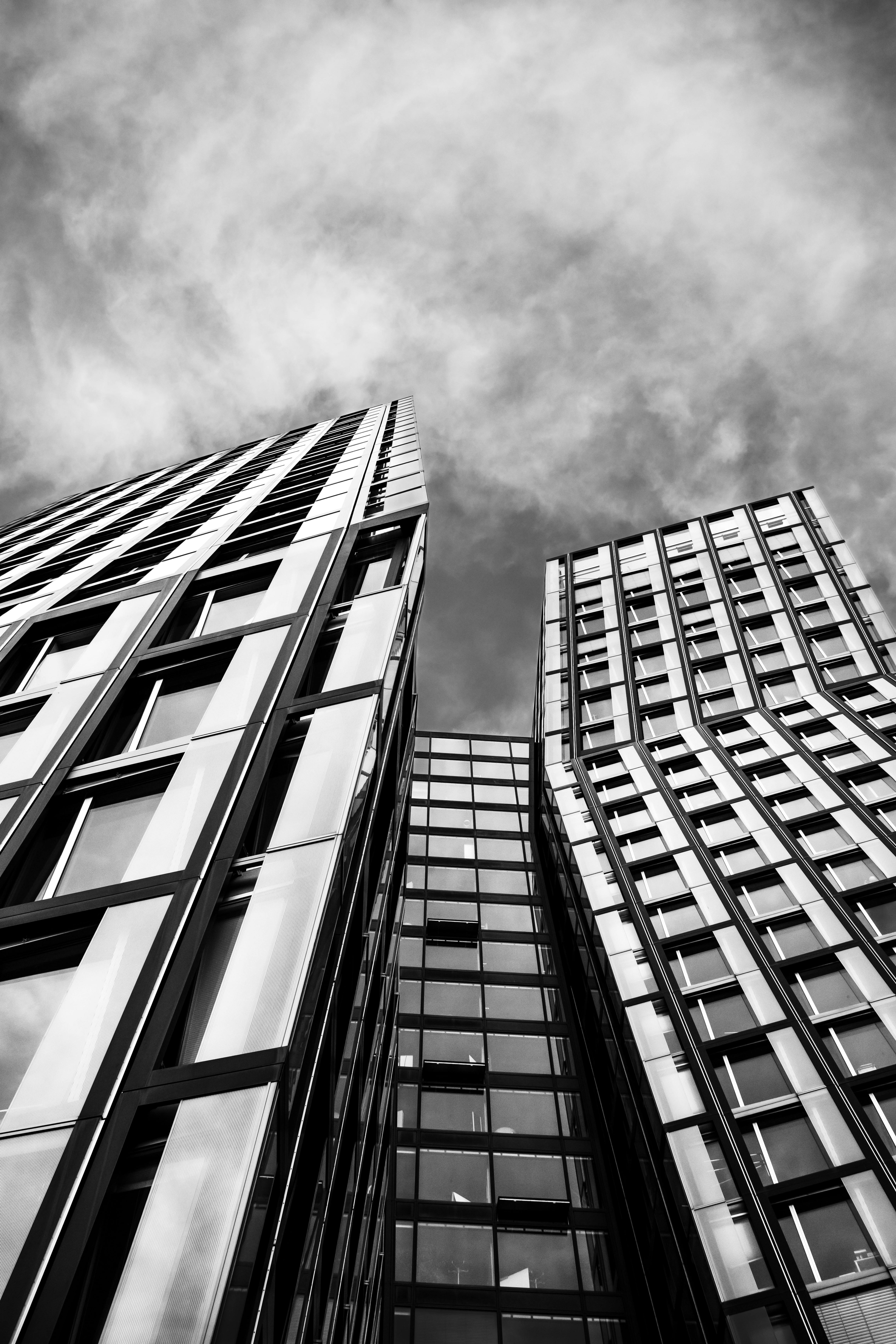 Modern Sky Scrapers from a Low Angle · Free Stock Photo