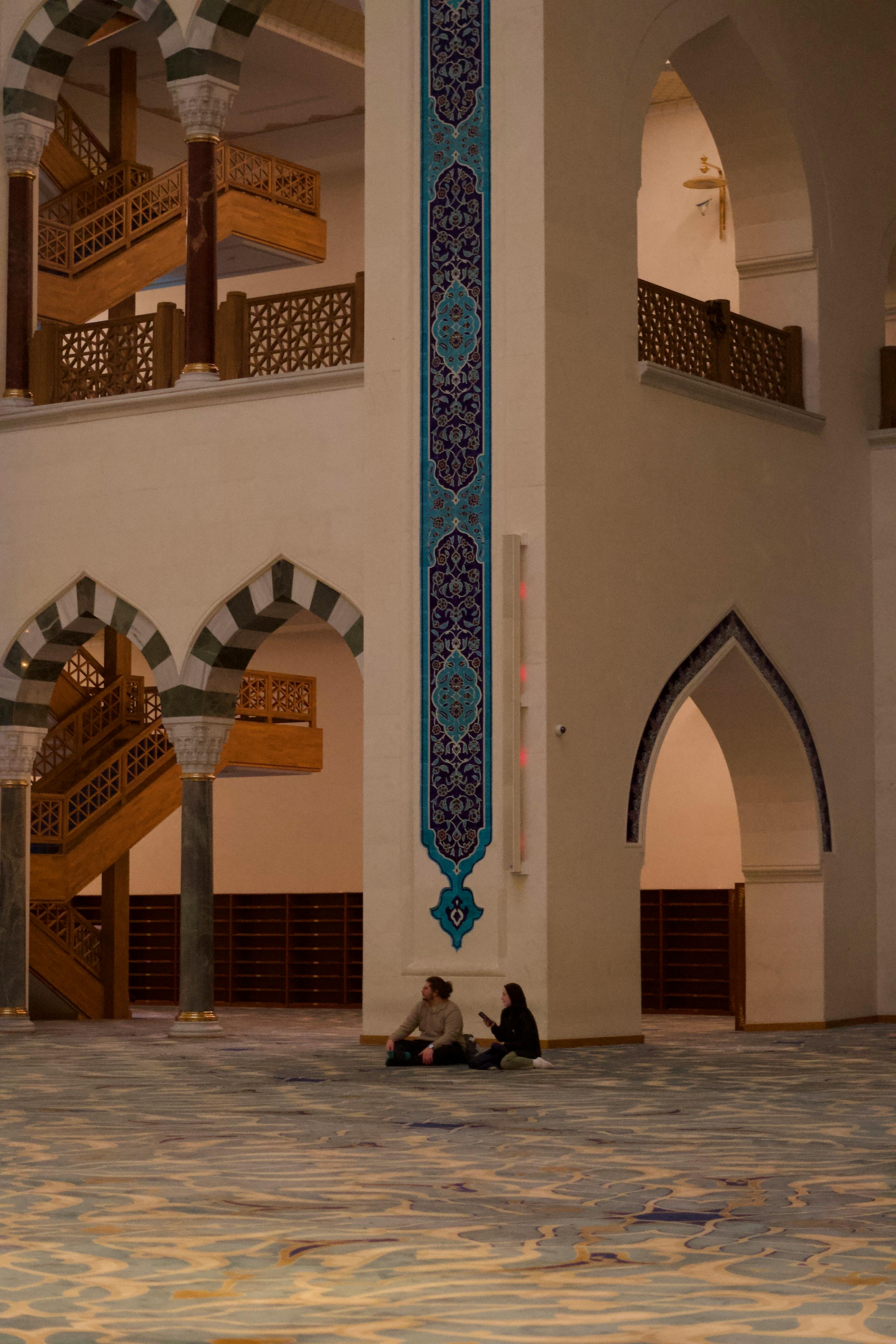 Main dome with colorful ornamental elements in Blue mosque · Free Stock ...