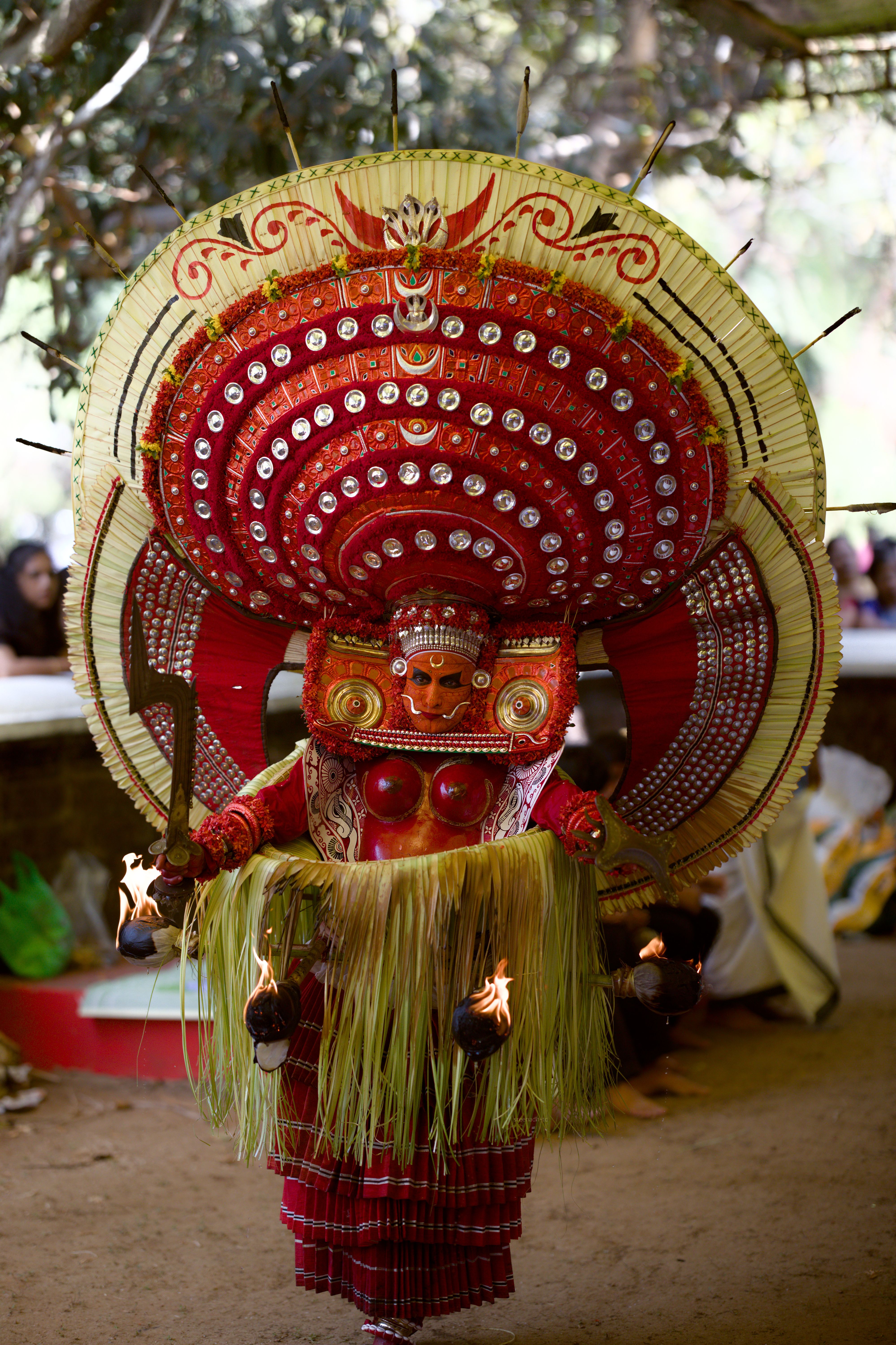 Vibrant Theyyam Performance in Kerala, India · Free Stock Photo