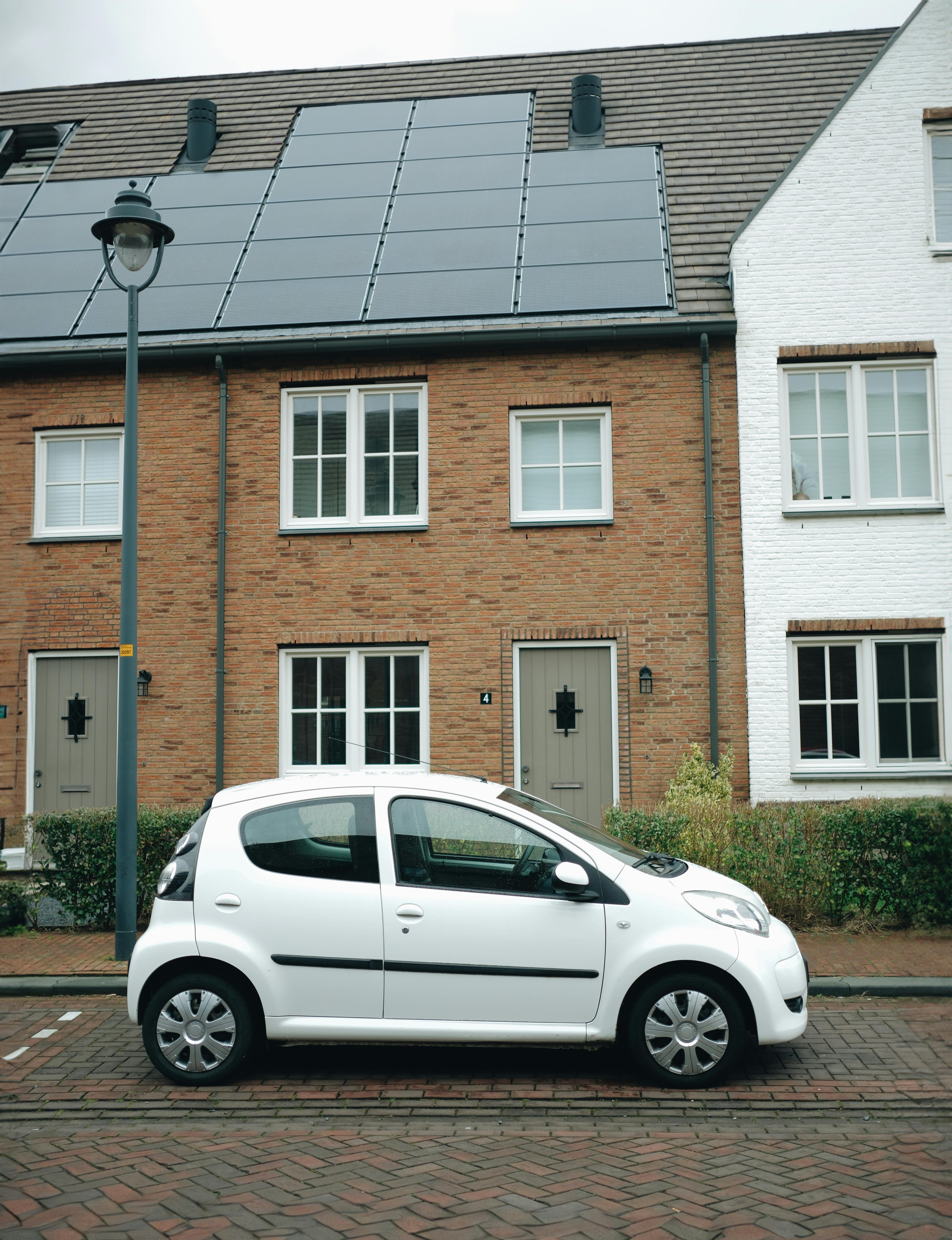 White Citroen C1 on Street · Free Stock Photo