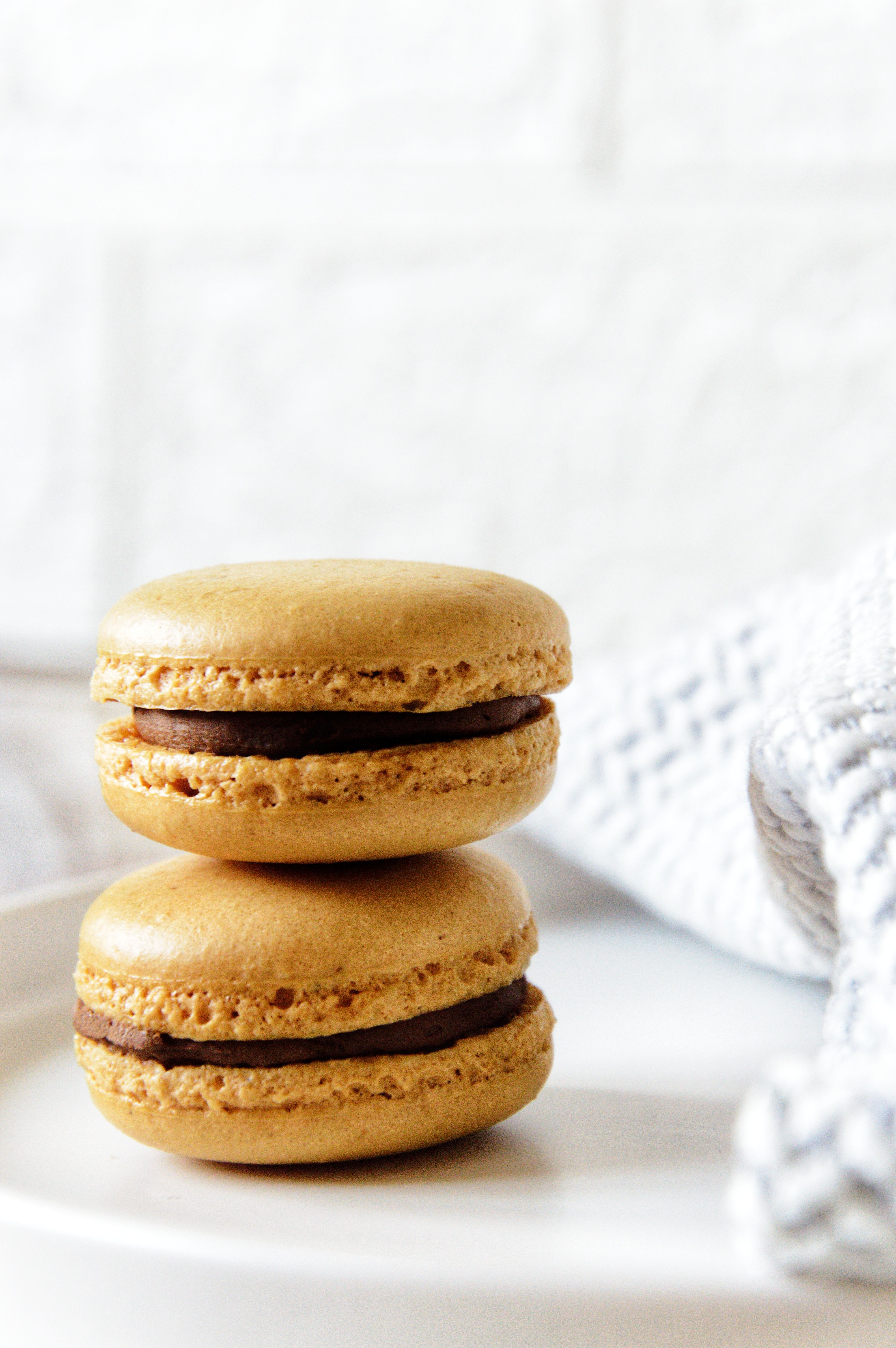 Purple Macarons on Purple Floral Saucer · Free Stock Photo