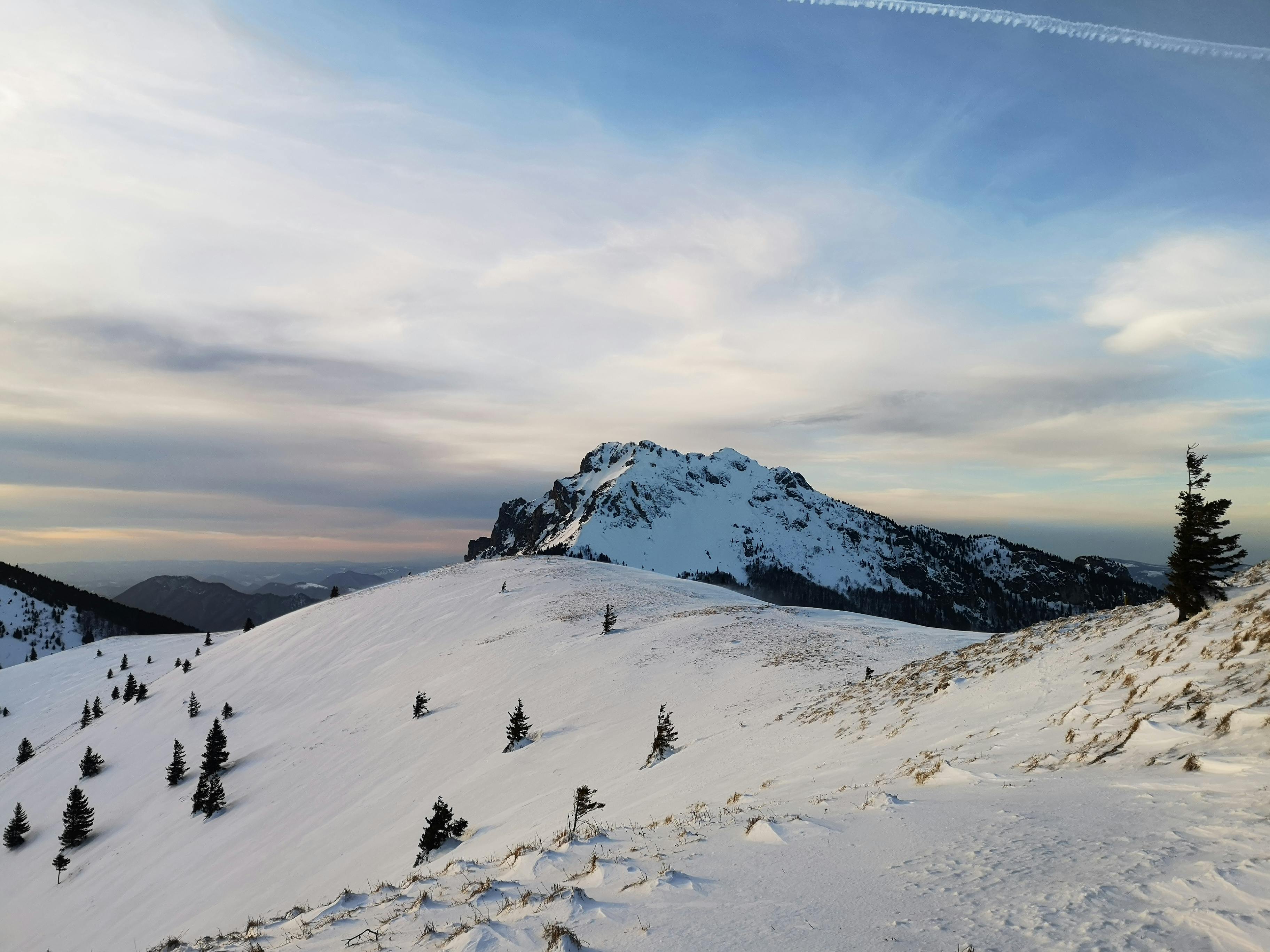 Snow on Hills in Winter · Free Stock Photo
