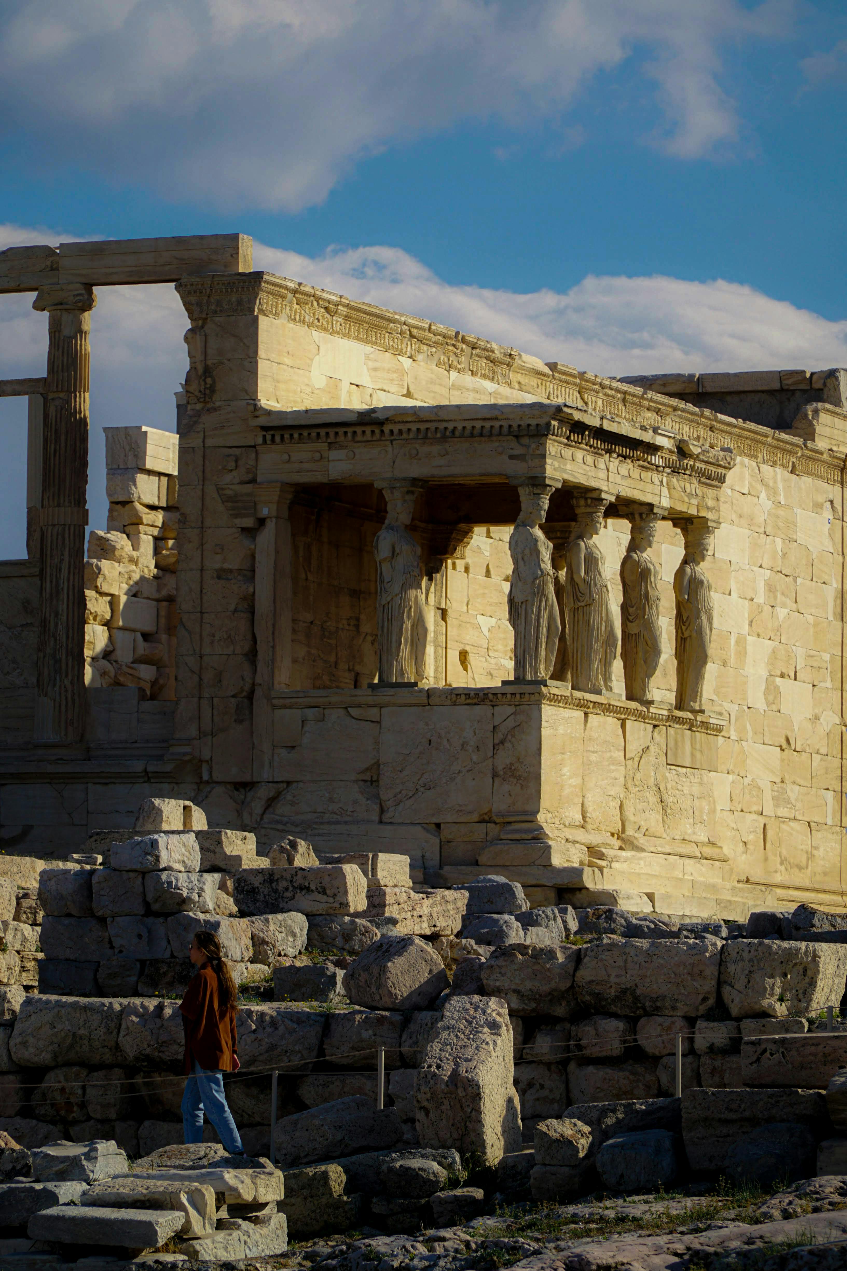 Caryatids of the Erechtheion in Athens · Free Stock Photo