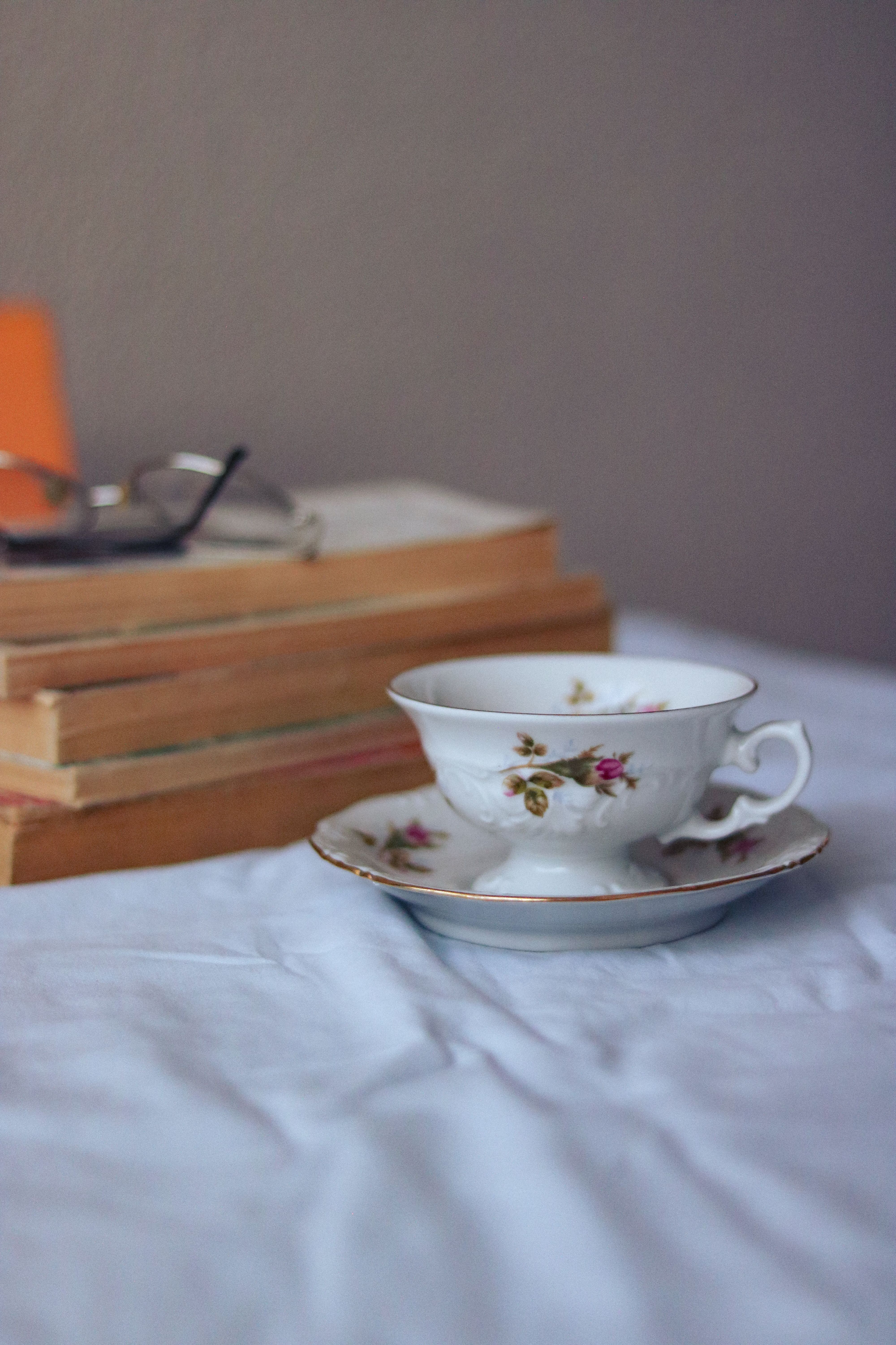 Photo of Teacup On Top Of Books · Free Stock Photo