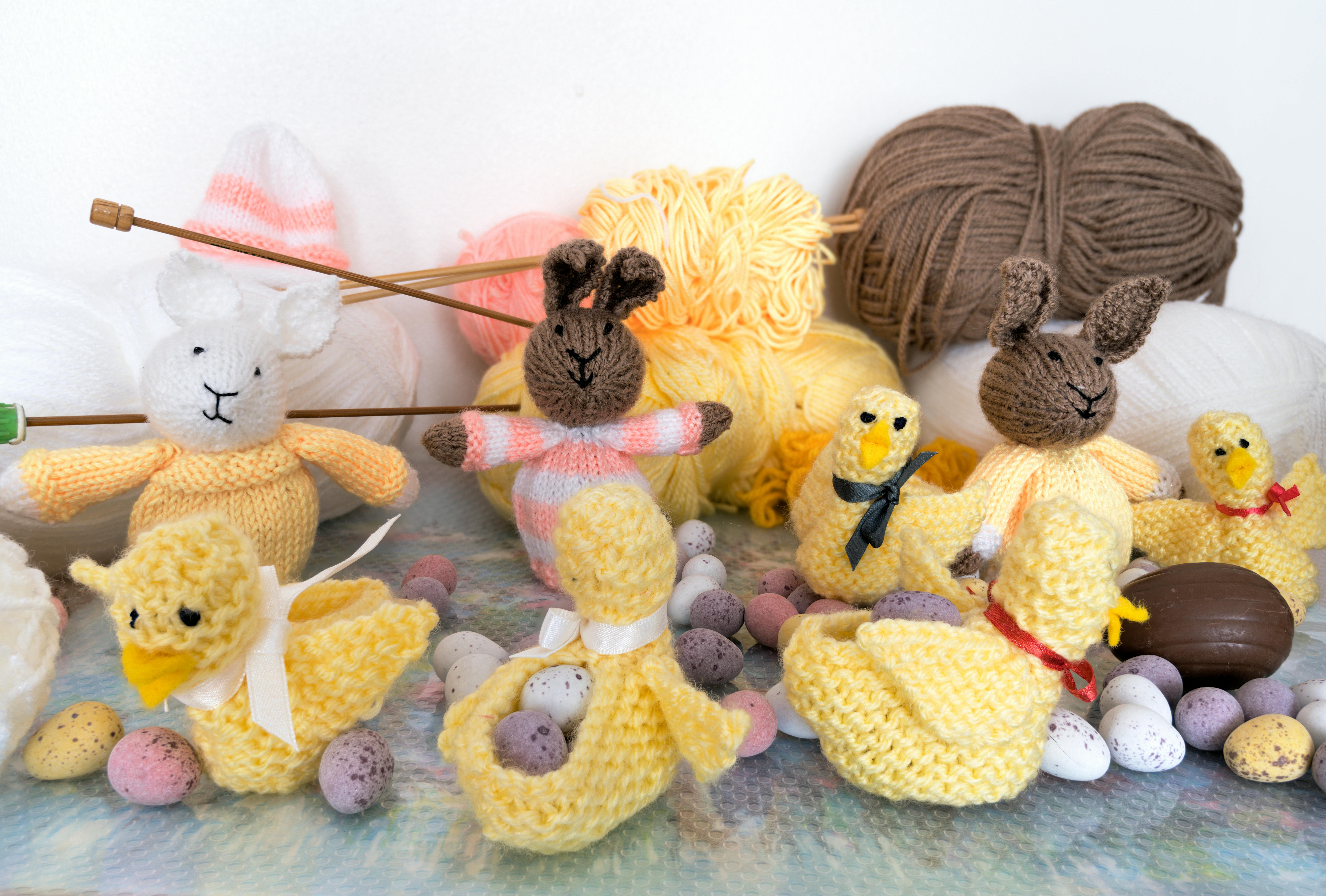 Collection of Handmade, Wool Toys and Dolls · Free Stock Photo