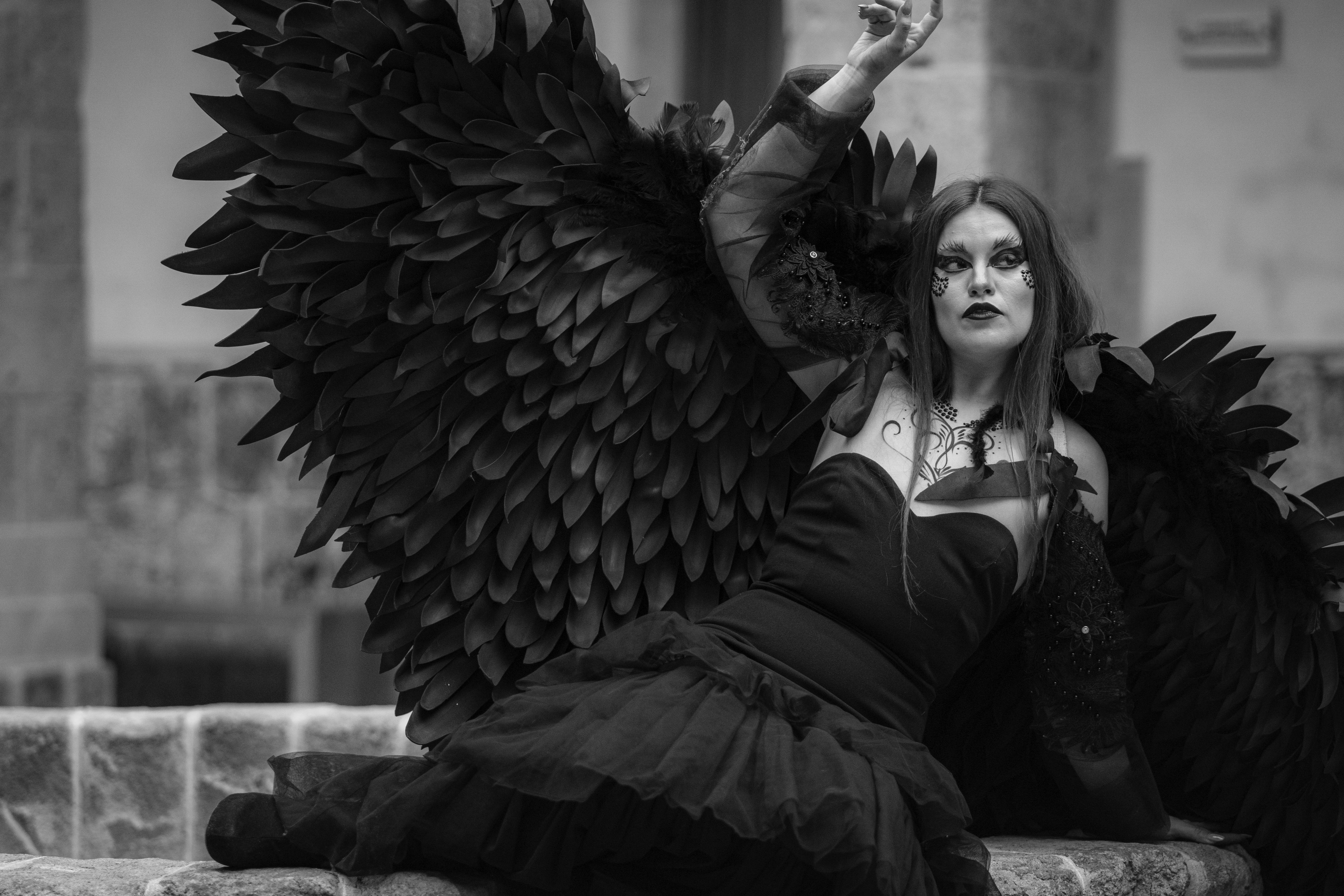 Photo gratuite de ailes, ailes noires, allure sombre, ambiance maussade ...