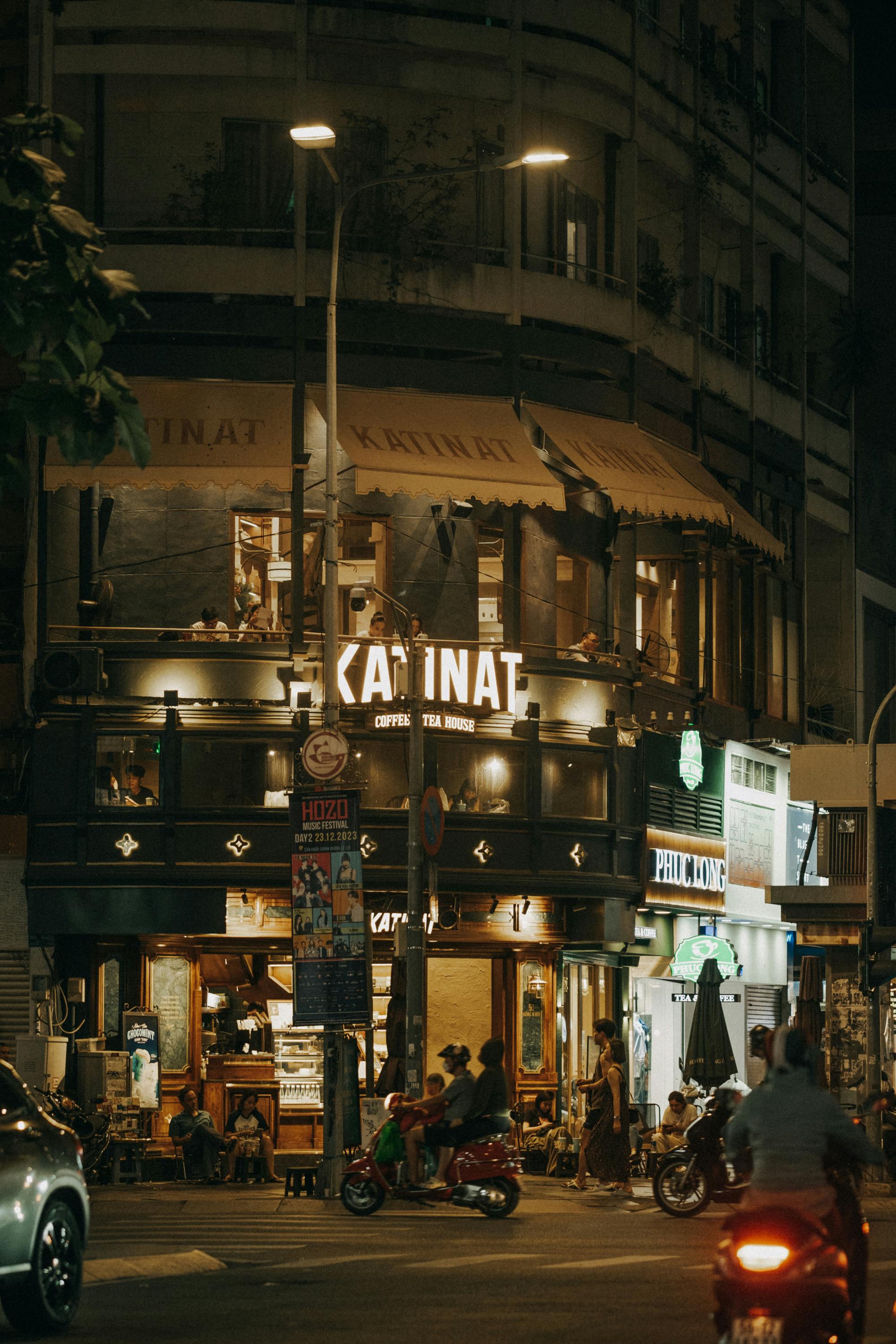 Front of Katinat Cafe and Tea House in Ho Chi Minh City · Free Stock Photo