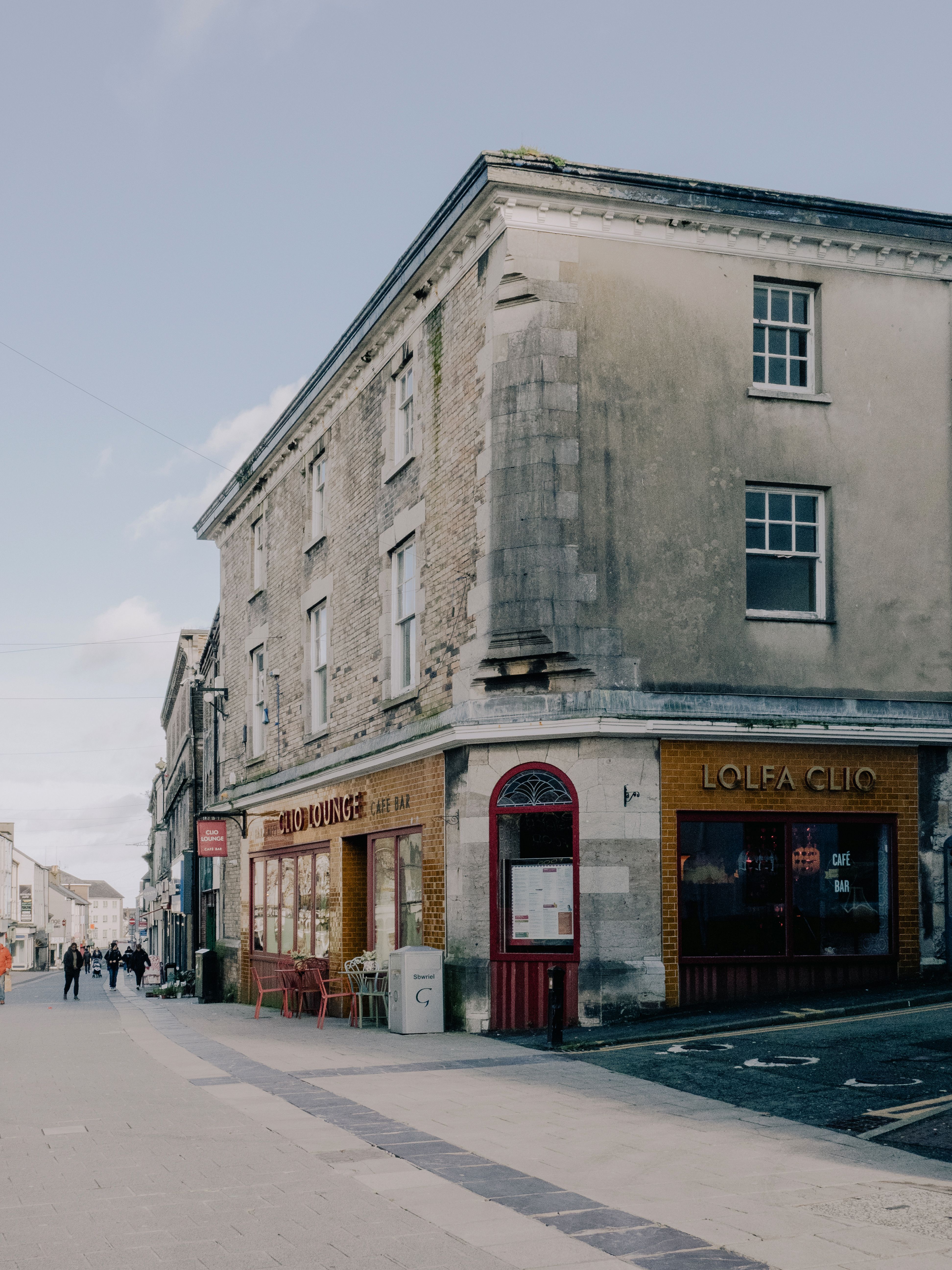 Coffee Shop in Old Building in Town · Free Stock Photo