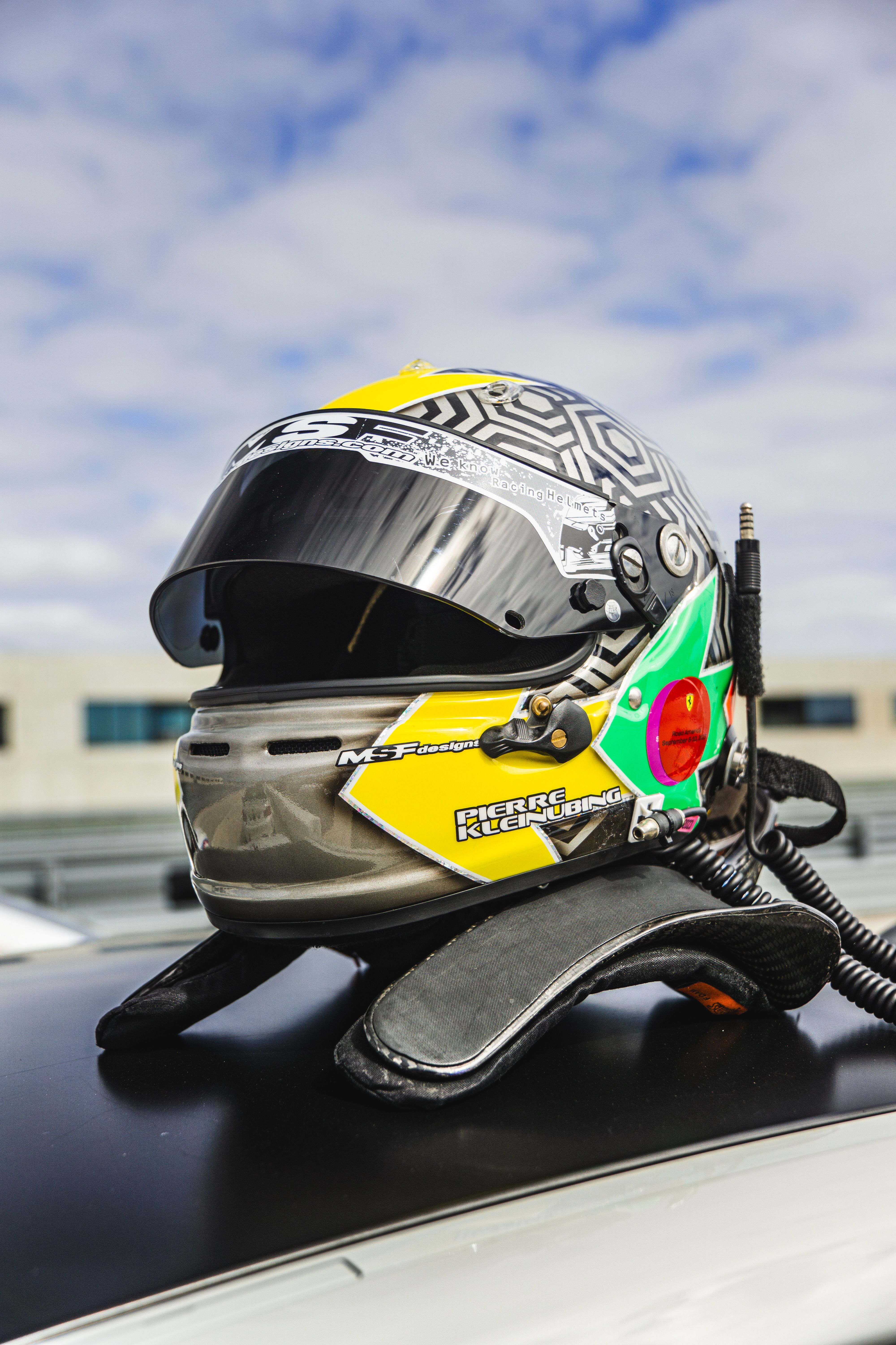 Helmet on Car · Free Stock Photo