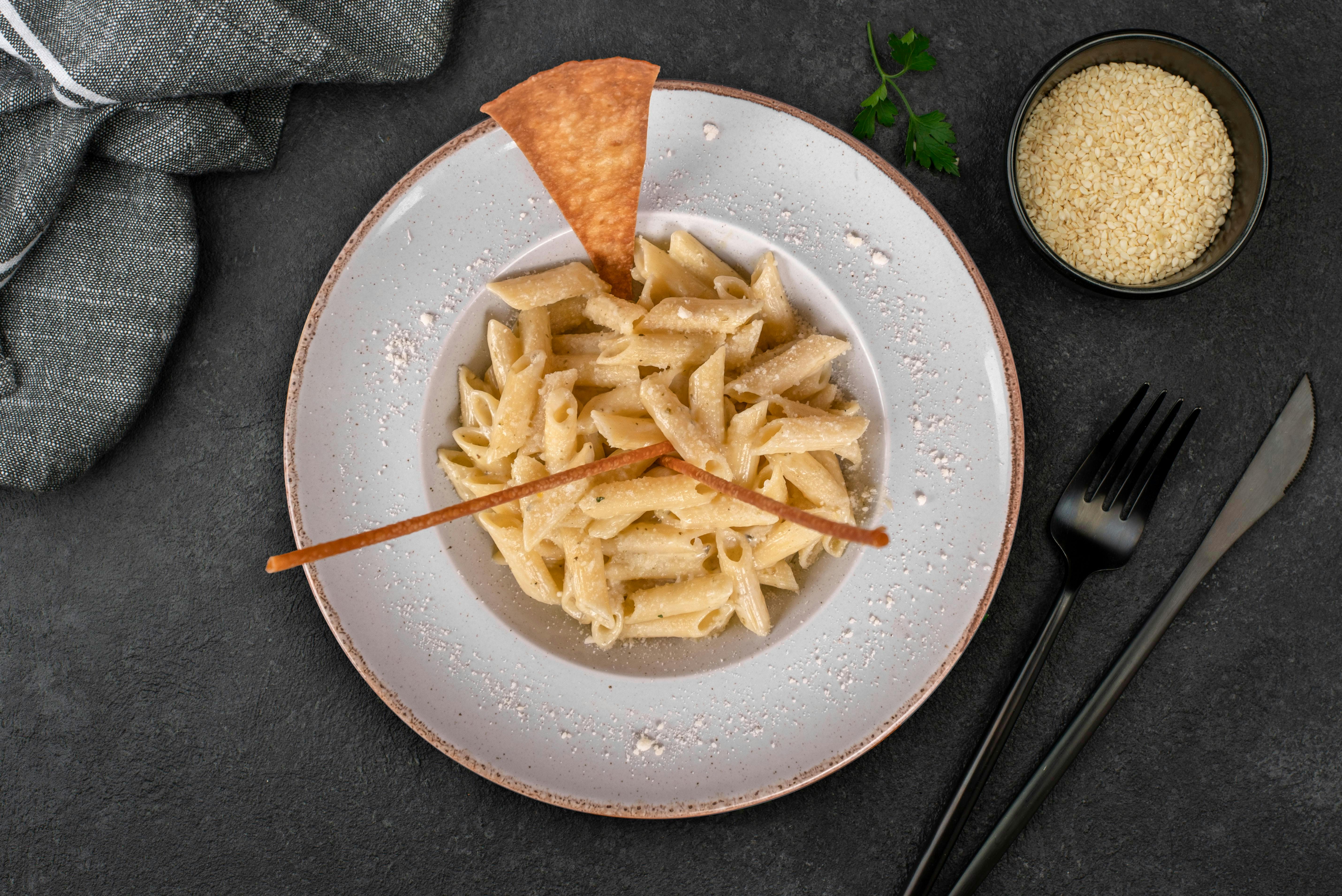 Penne Parmesan · Free Stock Photo