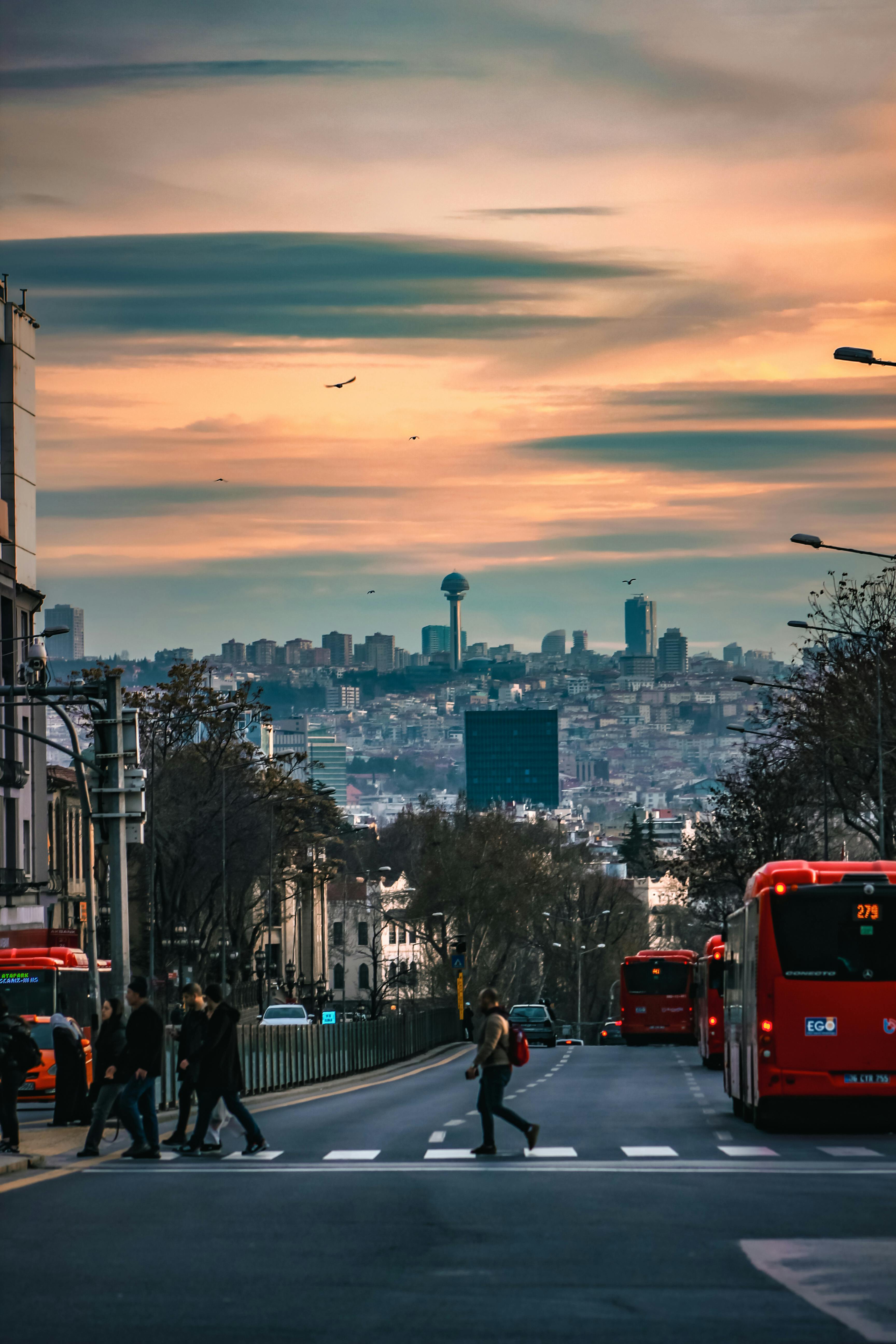 Cityscape of Ankara at Sunset · Free Stock Photo