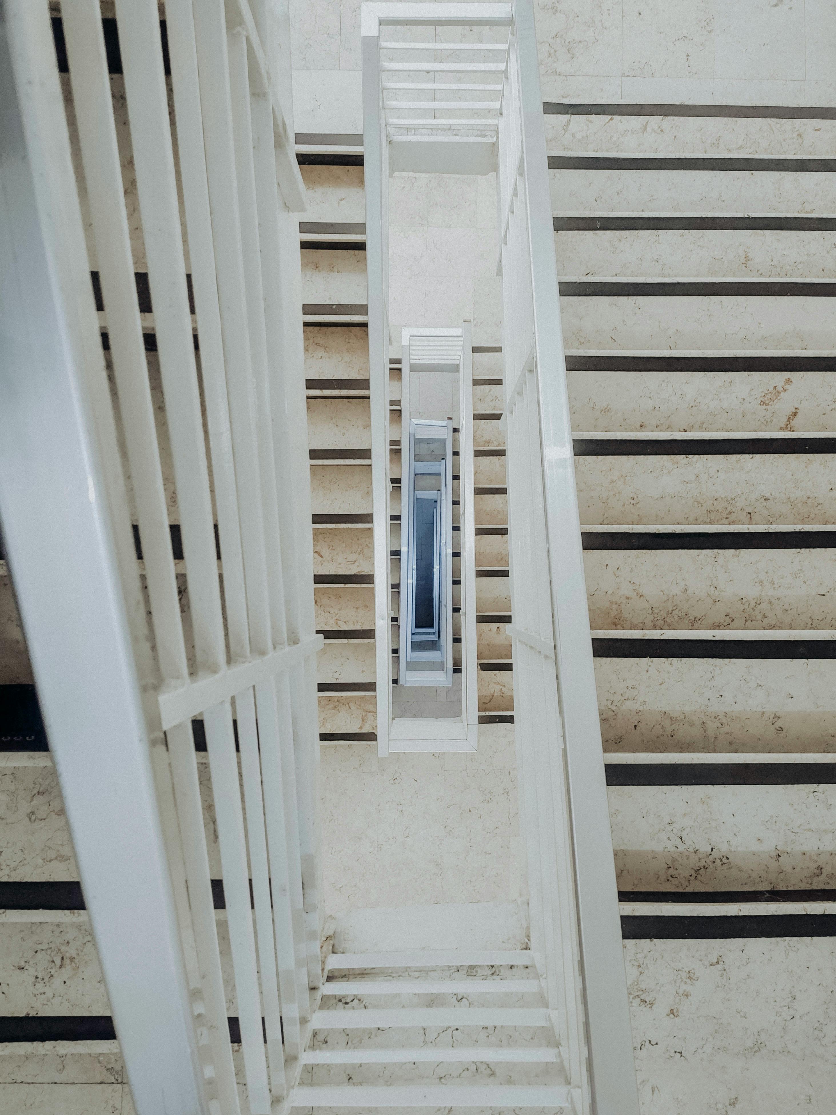 Top View of a Staircase in a Modern Building · Free Stock Photo
