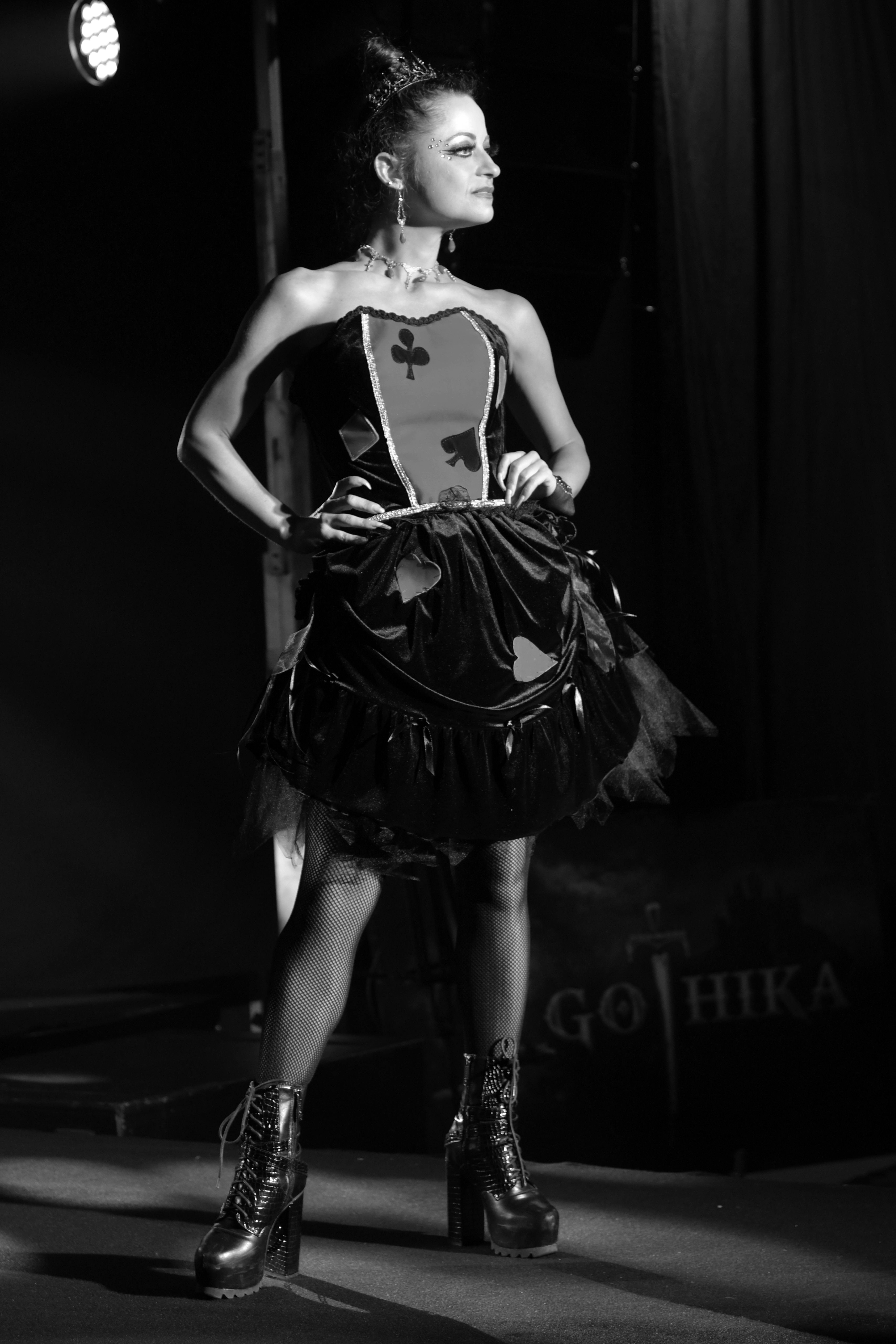 Woman in PInk Dress Standing Sideways · Free Stock Photo