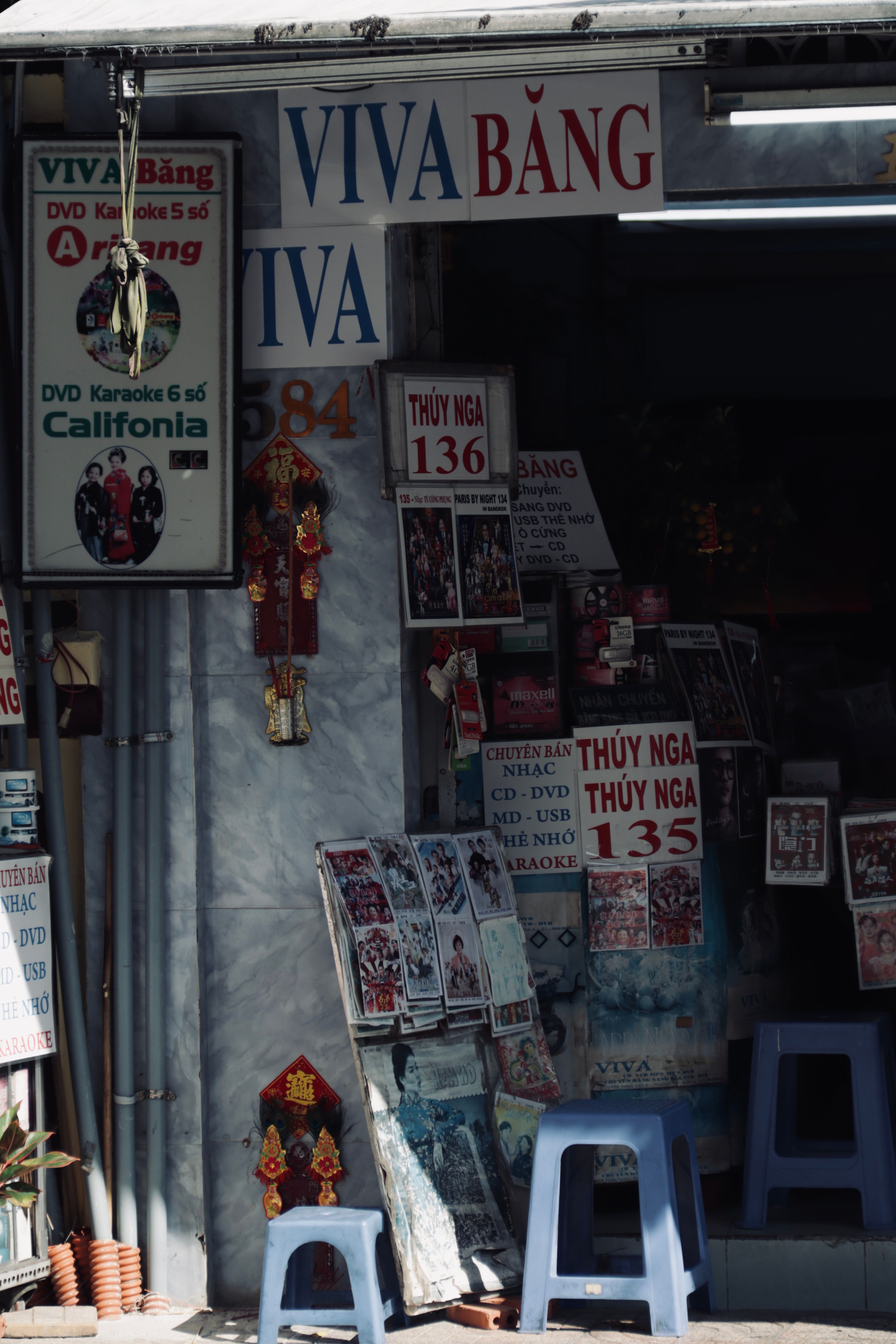 Advertisements in Store in Vietnam · Free Stock Photo