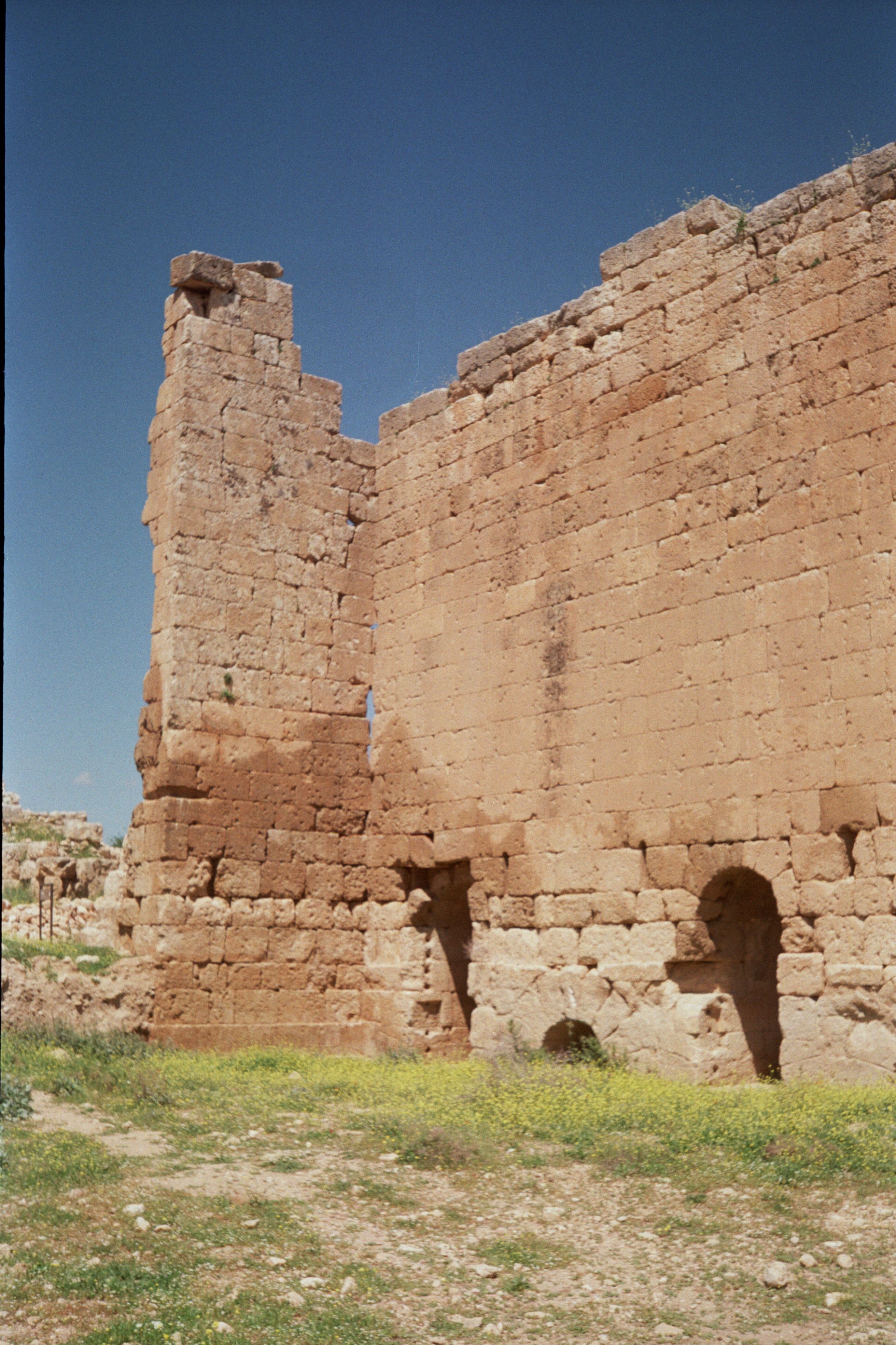 View of a Brown Wall of Castle Ruins · Free Stock Photo