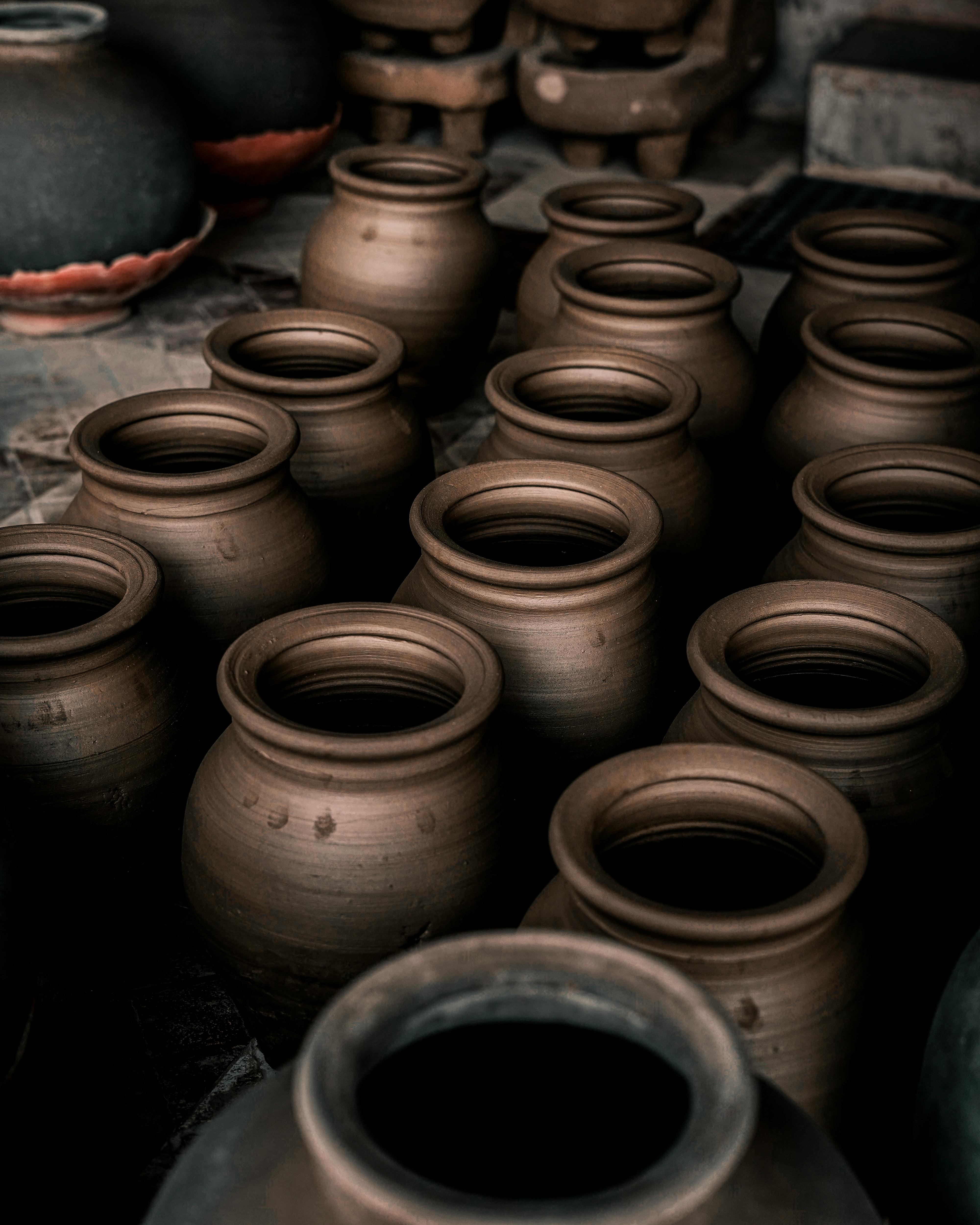 Pots on the Floor · Free Stock Photo