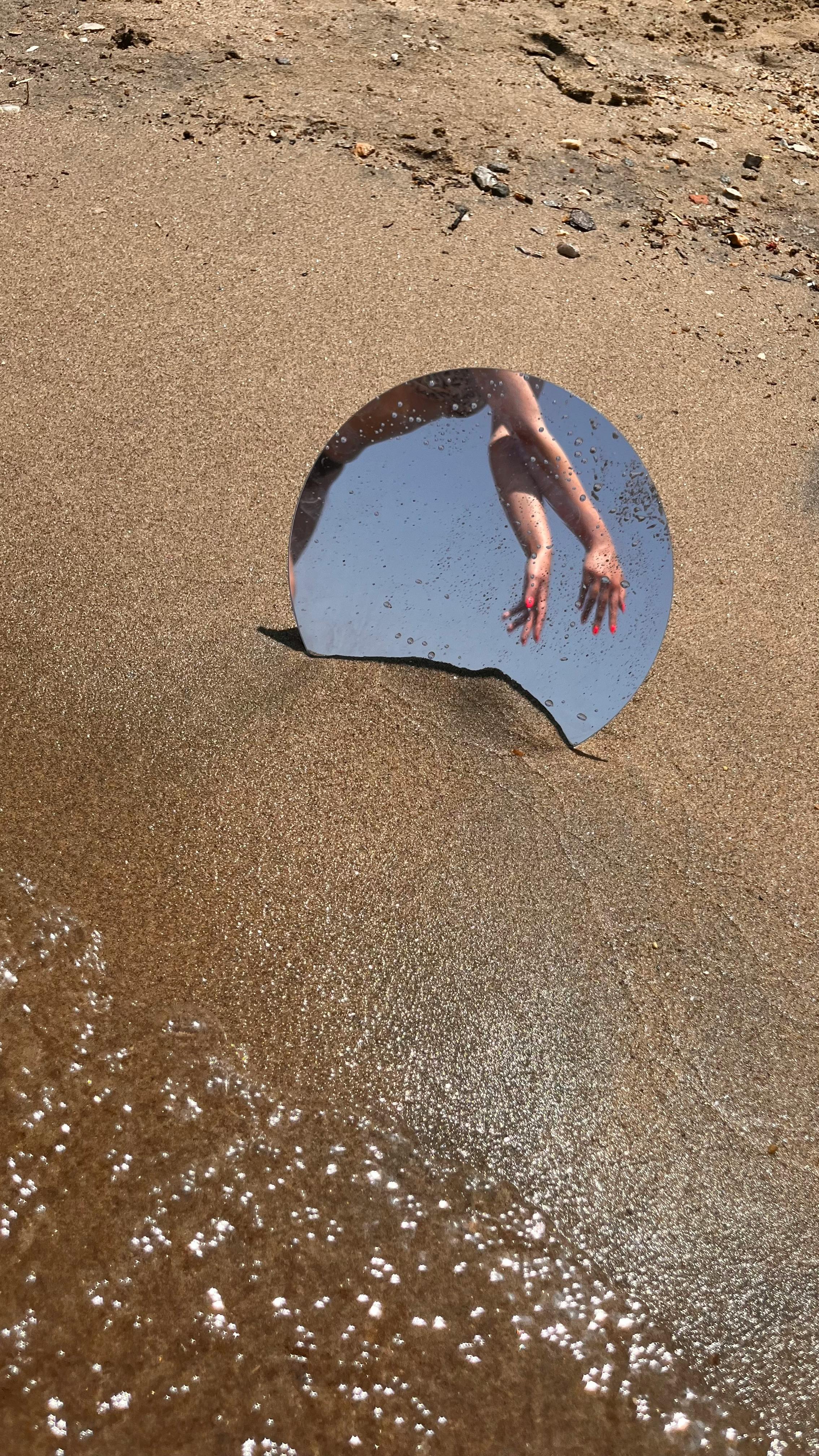 Mirror on a Beach · Free Stock Photo