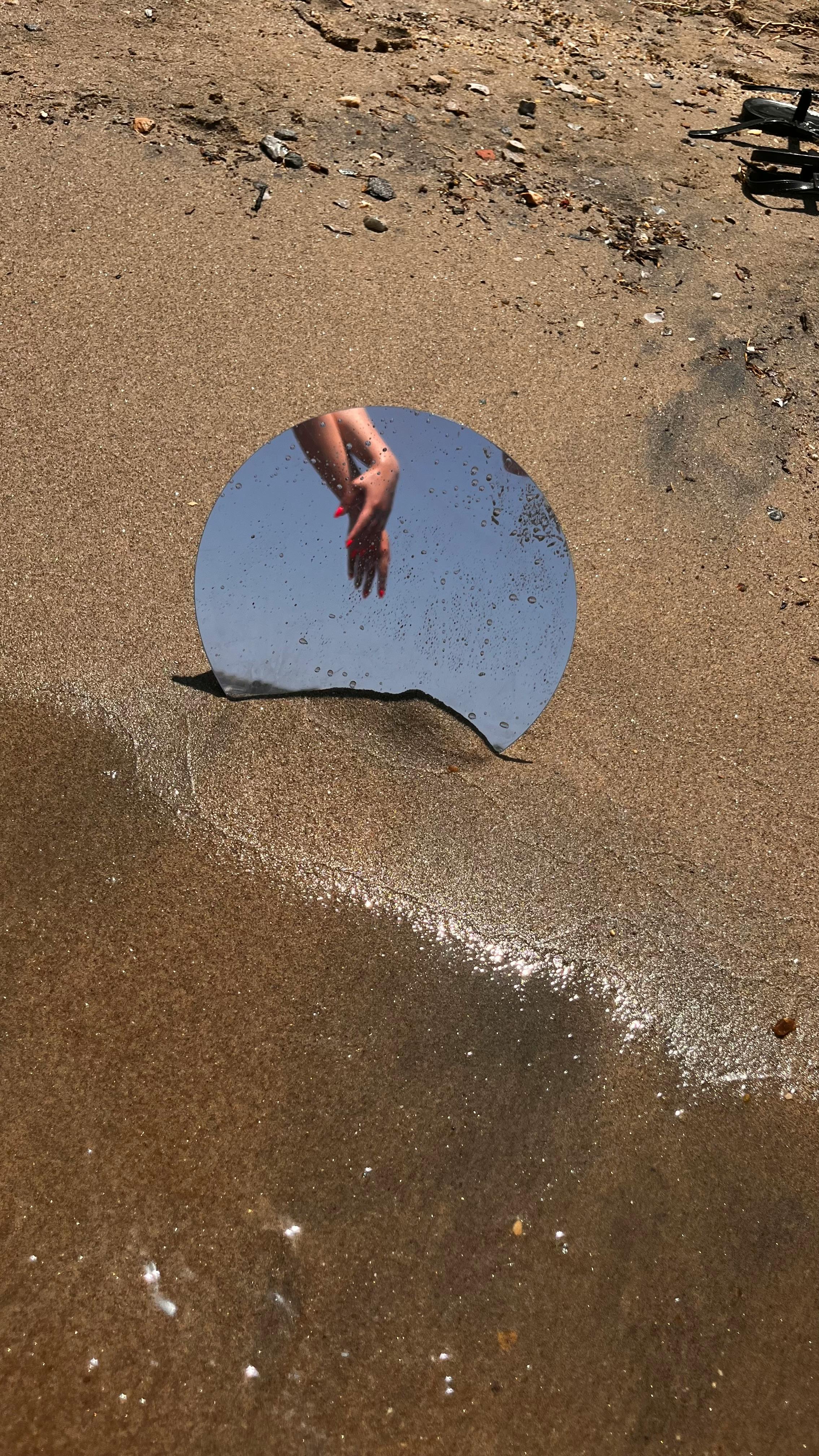 Reflection Of Finger In A Mirror · Free Stock Photo
