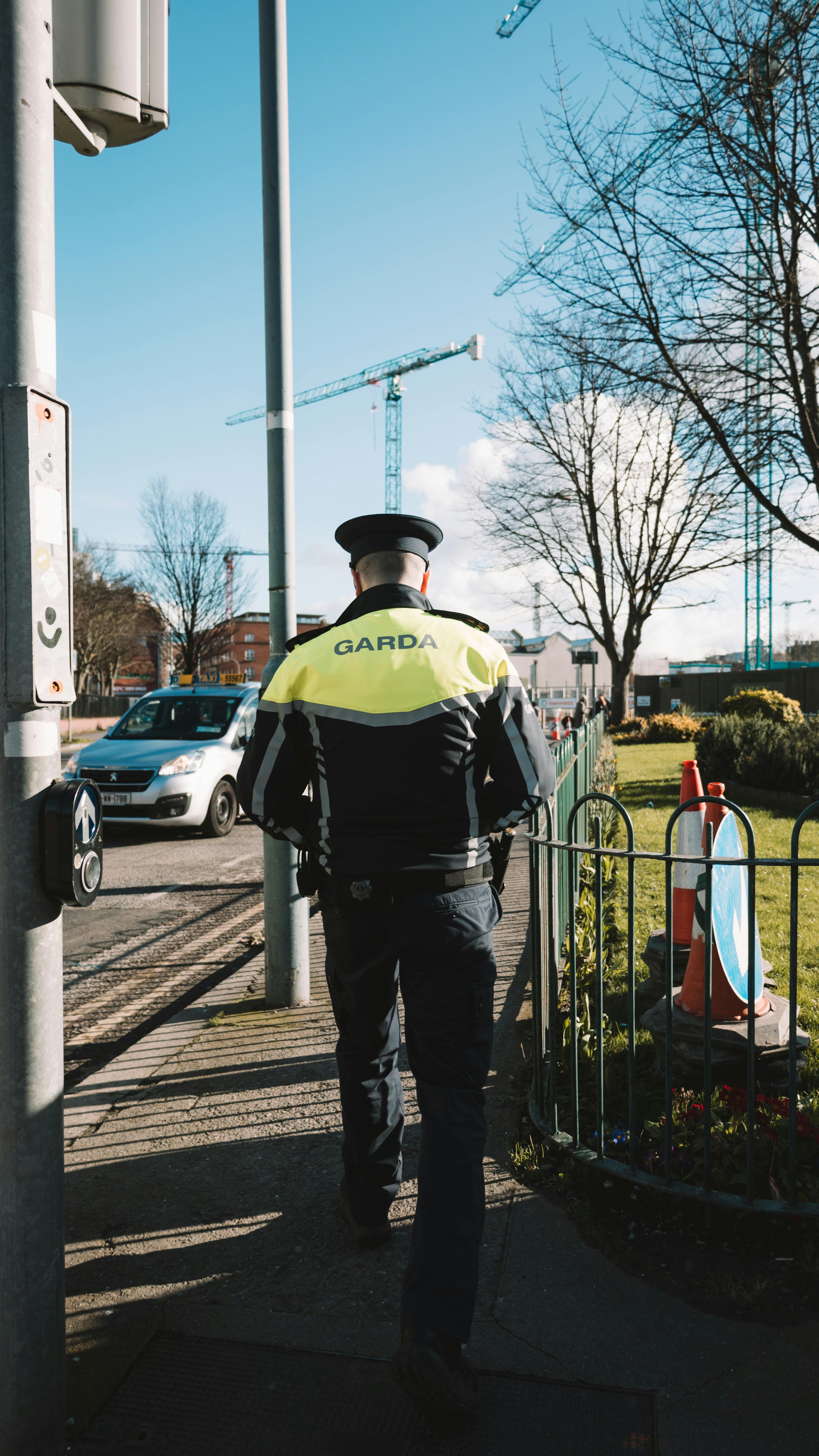 Irish Policeman on Foot Patrol · Free Stock Photo