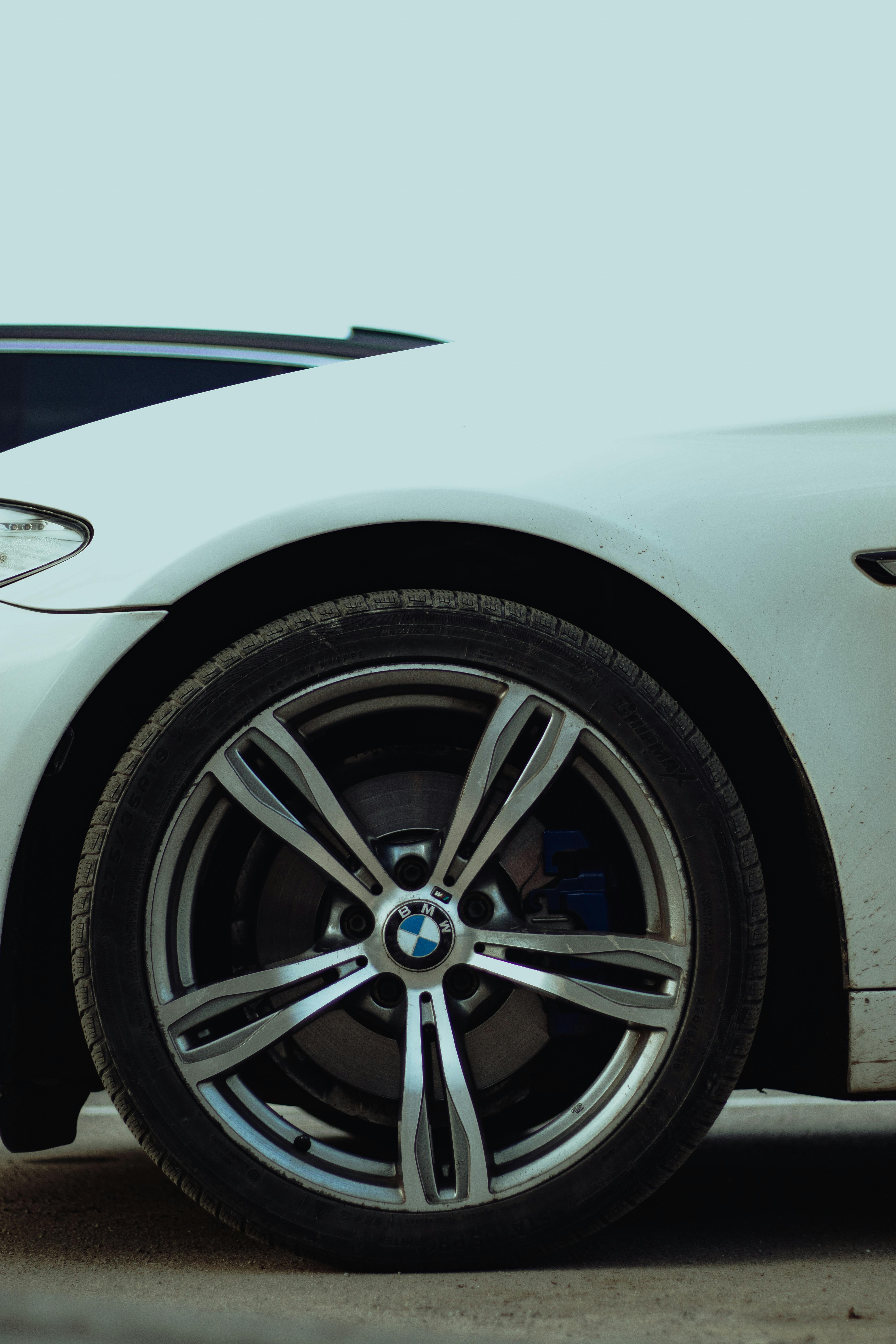 Alloy Wheel of White Car · Free Stock Photo