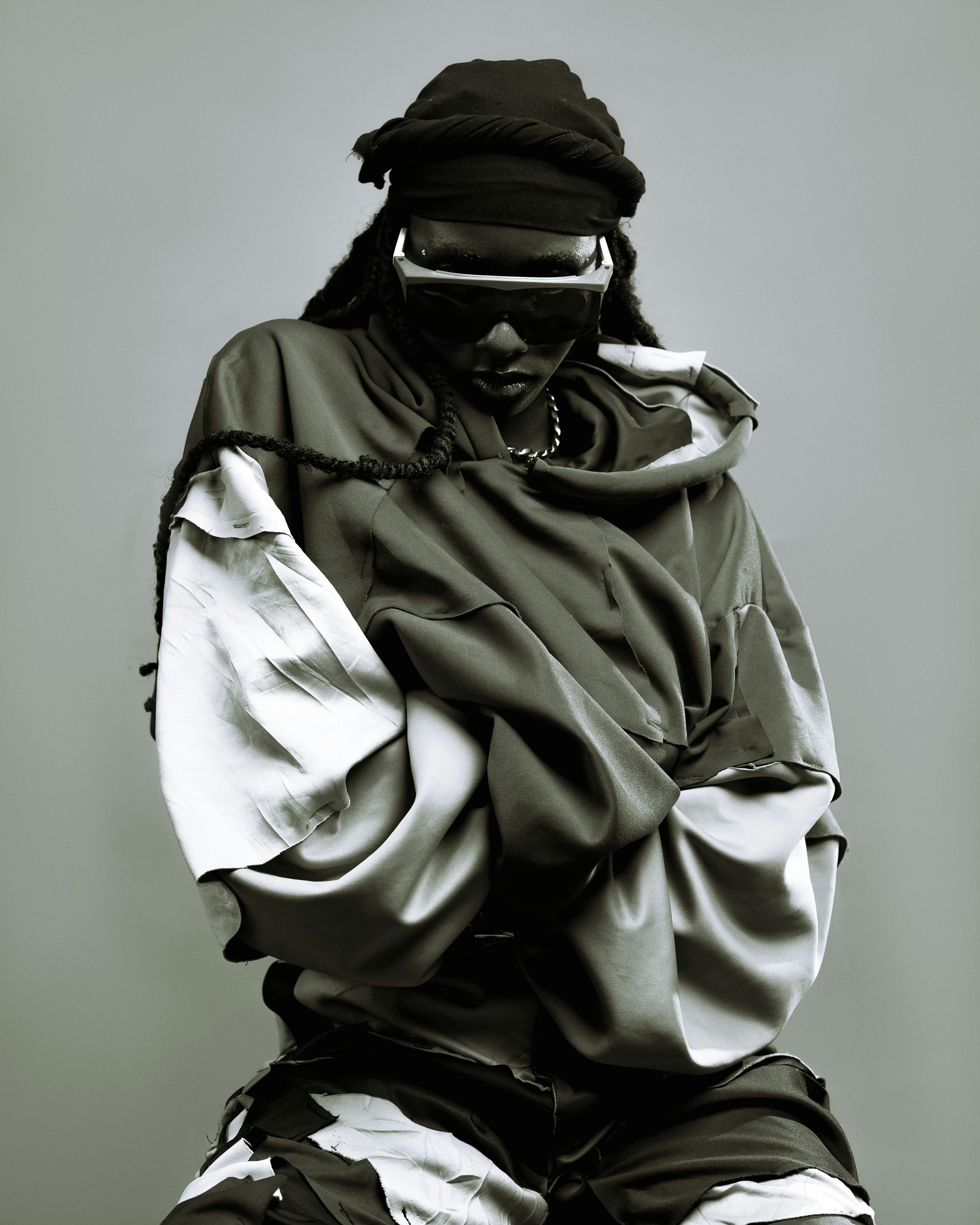 Woman in Eccentric Clothing · Free Stock Photo