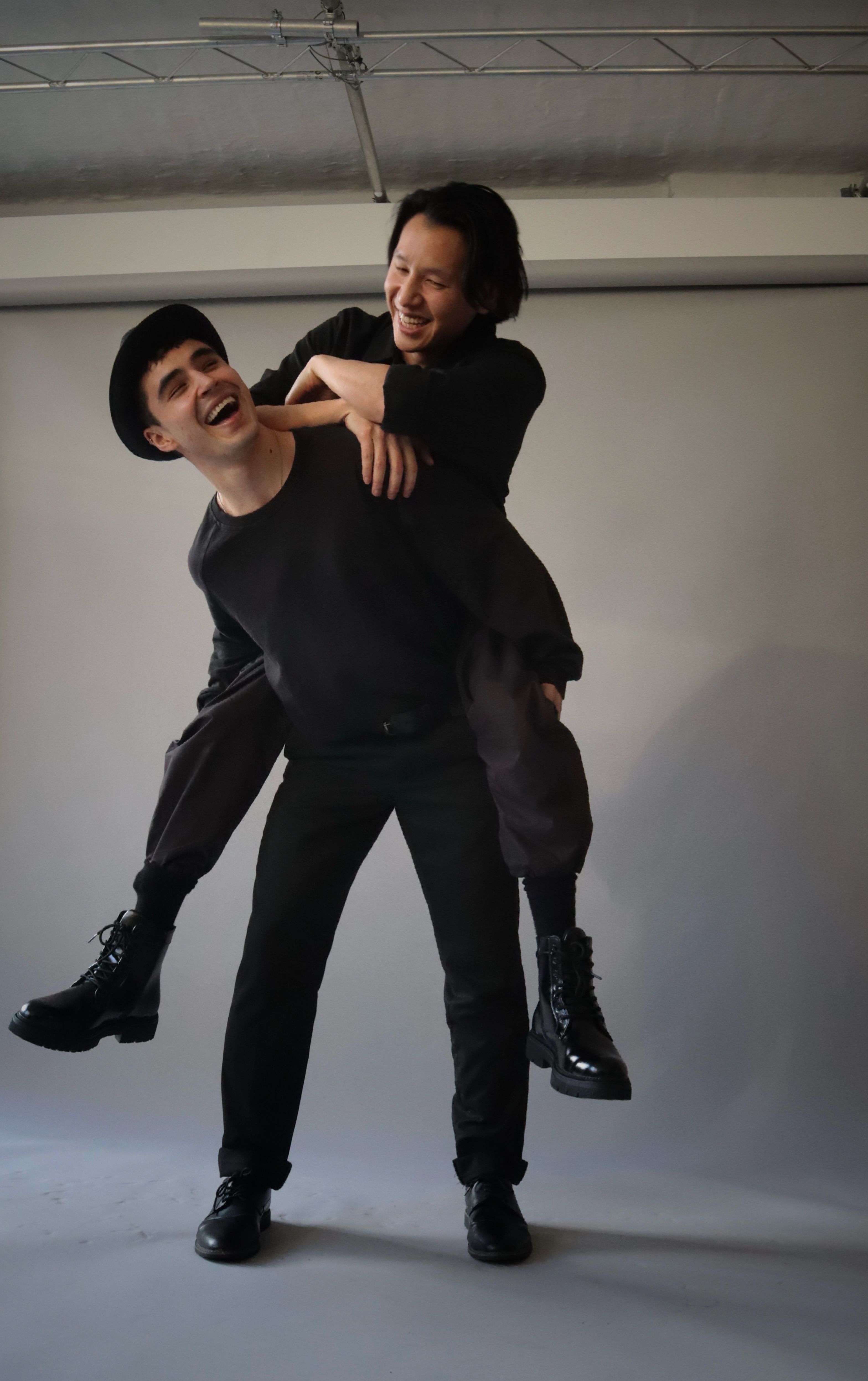 Two People Posing Together · Free Stock Photo