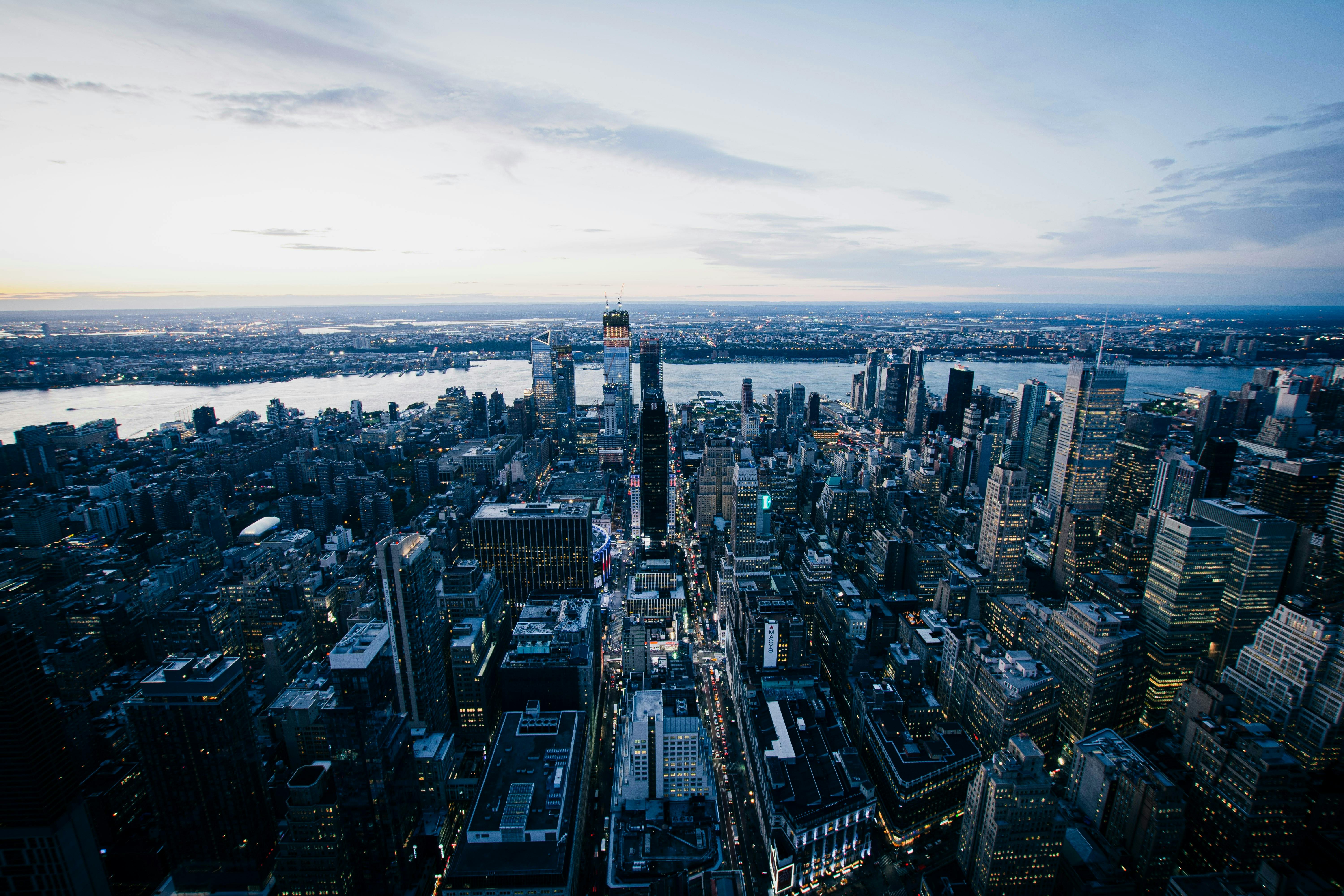 Birds Eye View of City in USA · Free Stock Photo