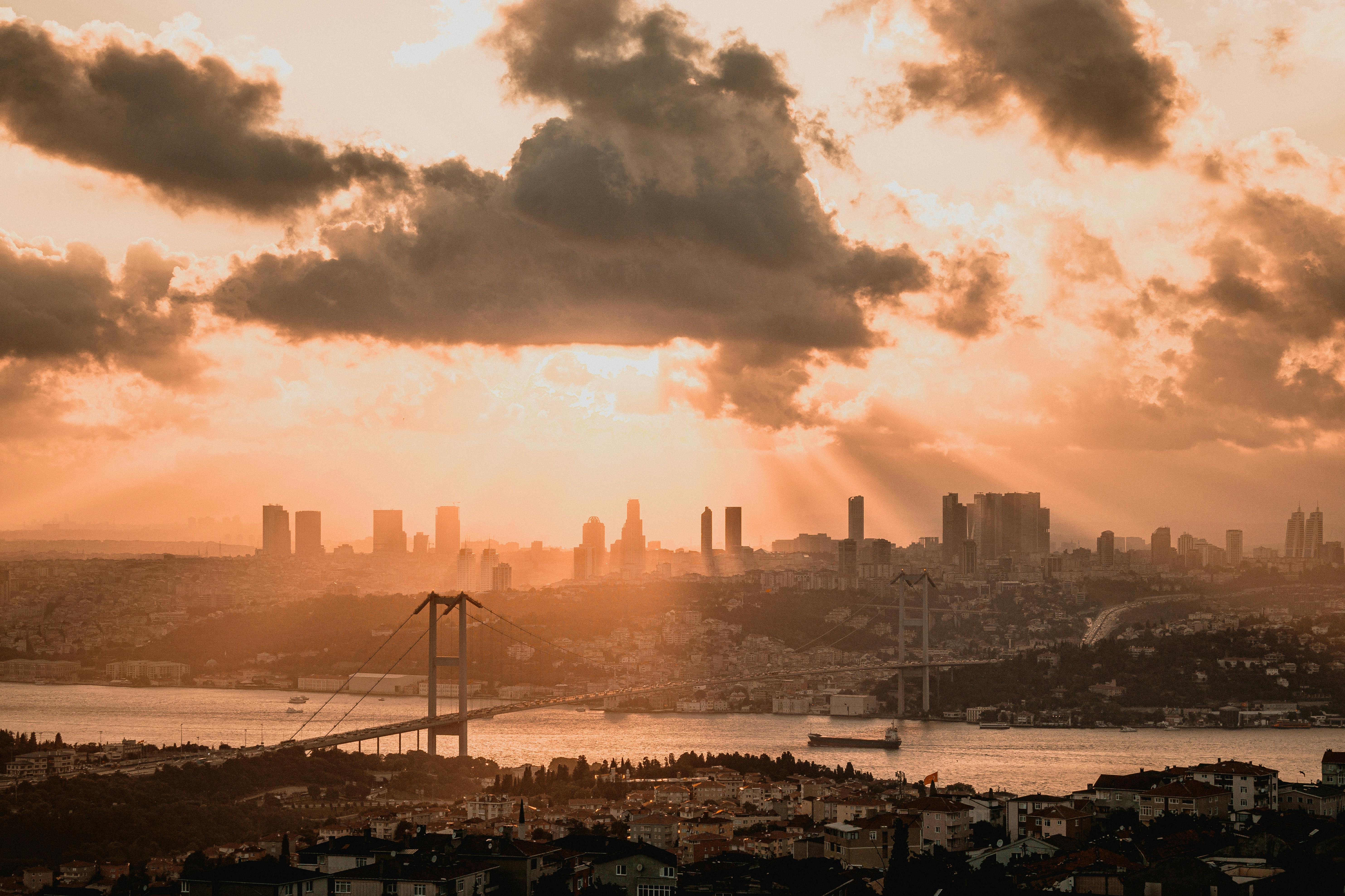 Landscape Photography of a City during Sunset · Free Stock Photo