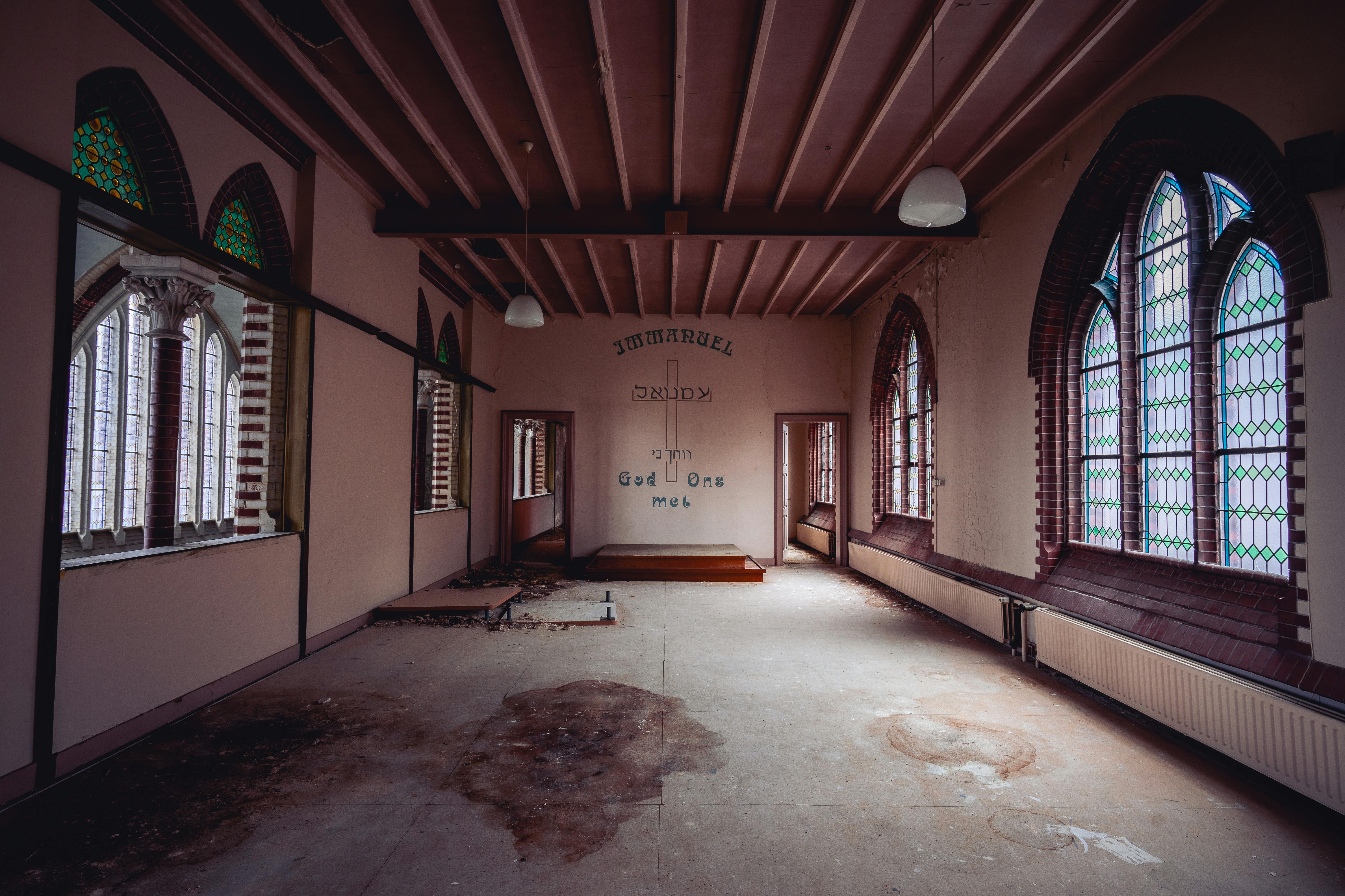 Abandoned Church Hall · Free Stock Photo