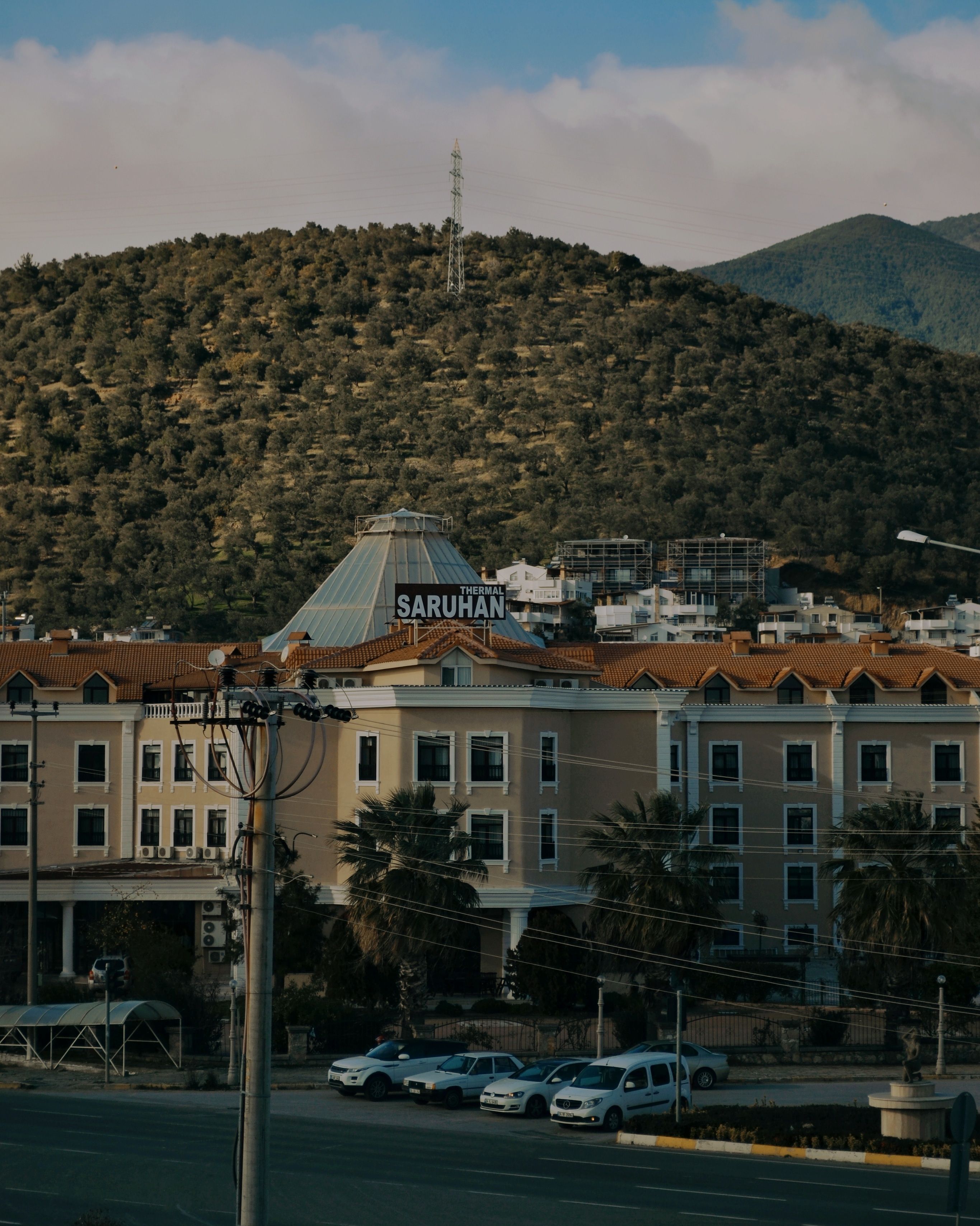 Facade of the Gure Saruhan Termal Hotel in Edremit, Turkey · Free Stock ...