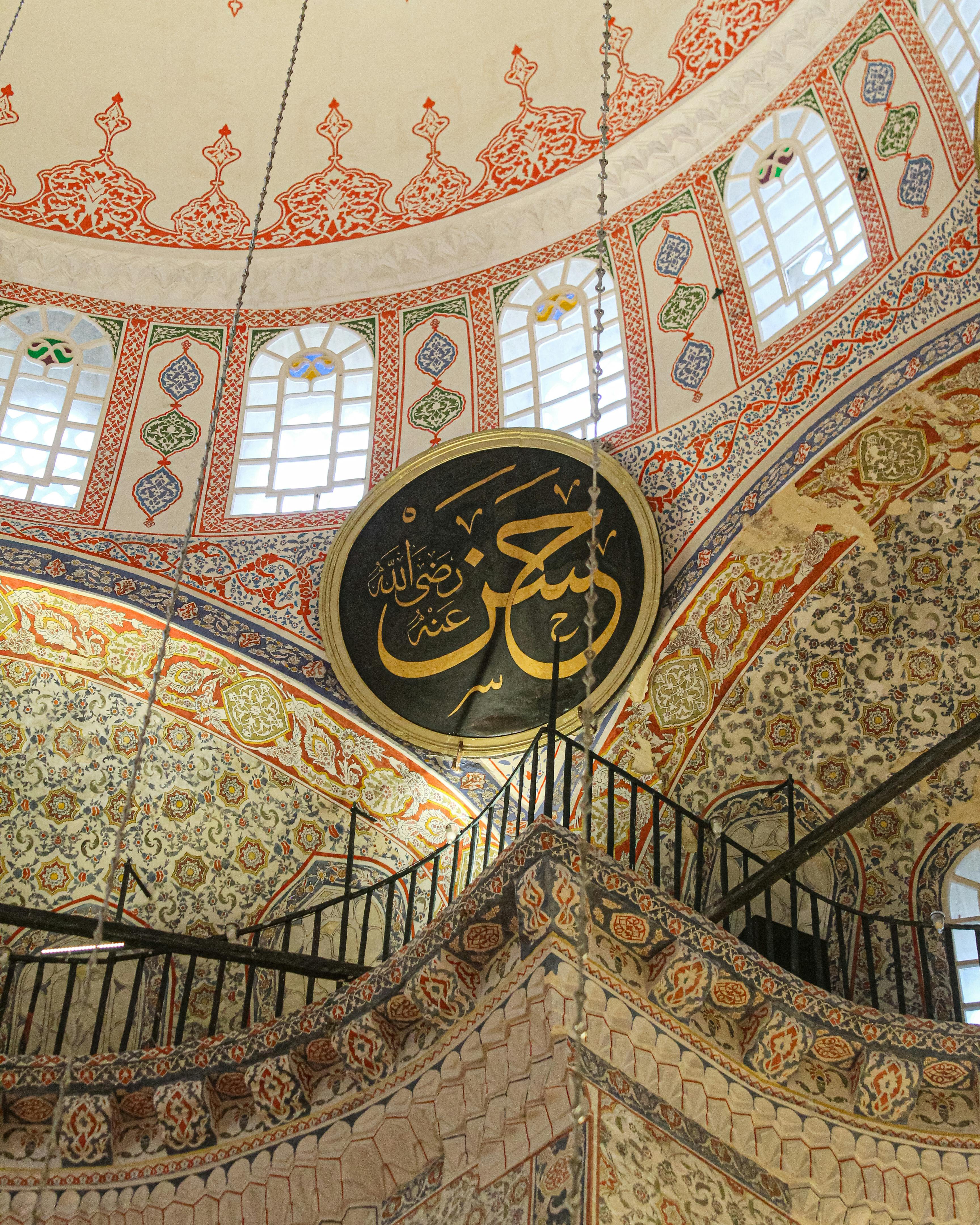 Interior of the Blue Mosque in Istanbul, Turkey · Free Stock Photo