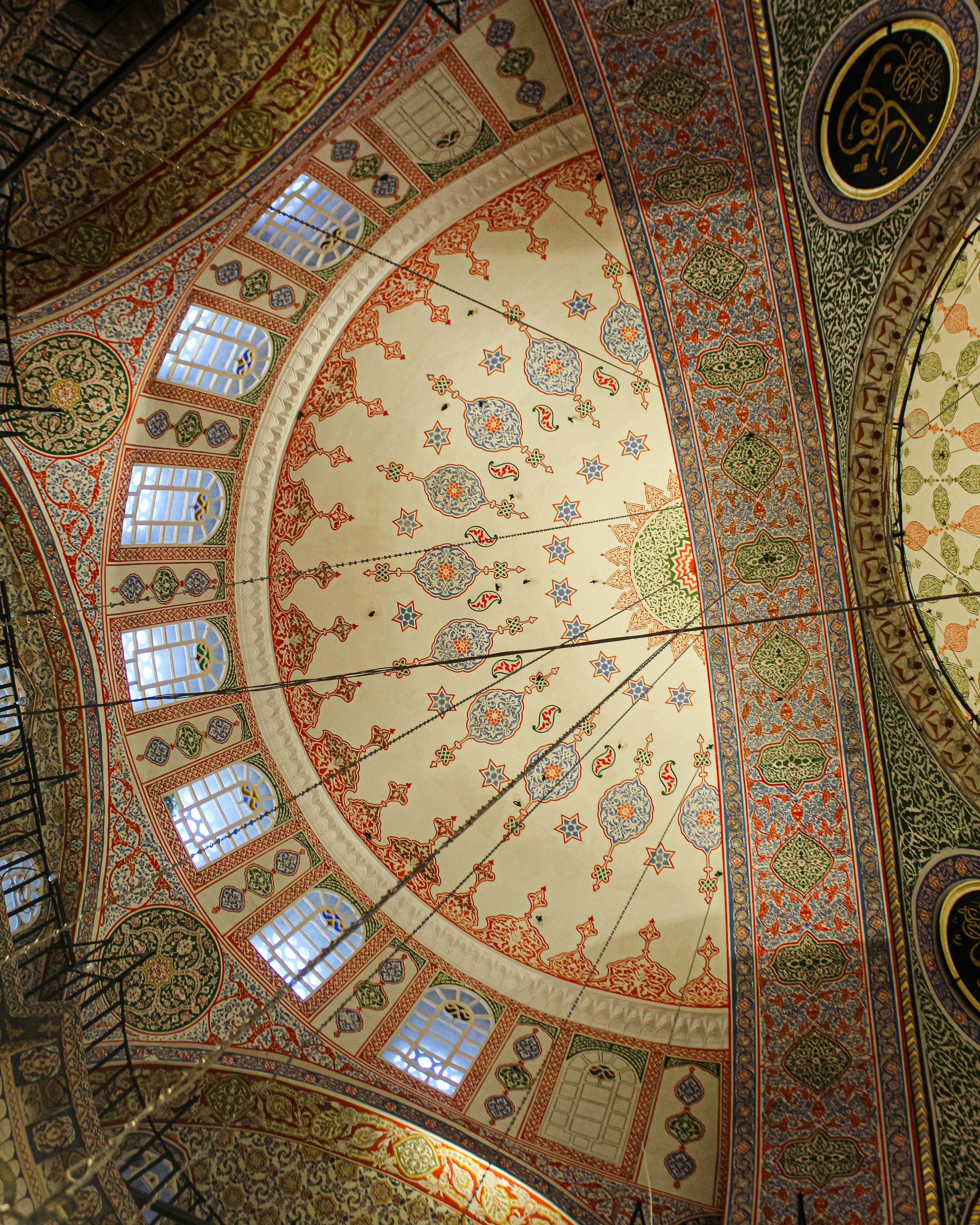 Ceiling of the Yeni Cami Mosque · Free Stock Photo