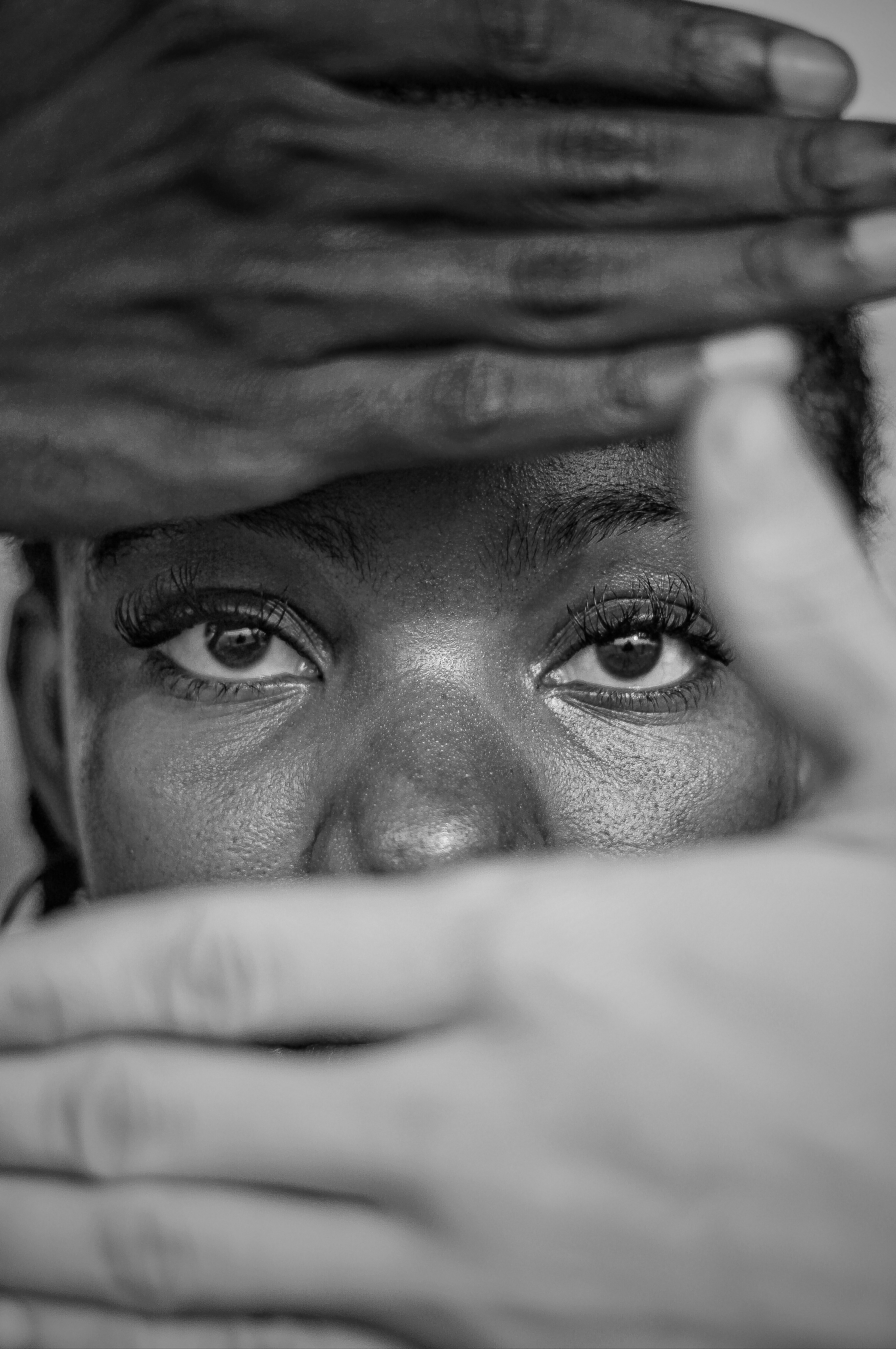 Men Hands over Woman Face · Free Stock Photo