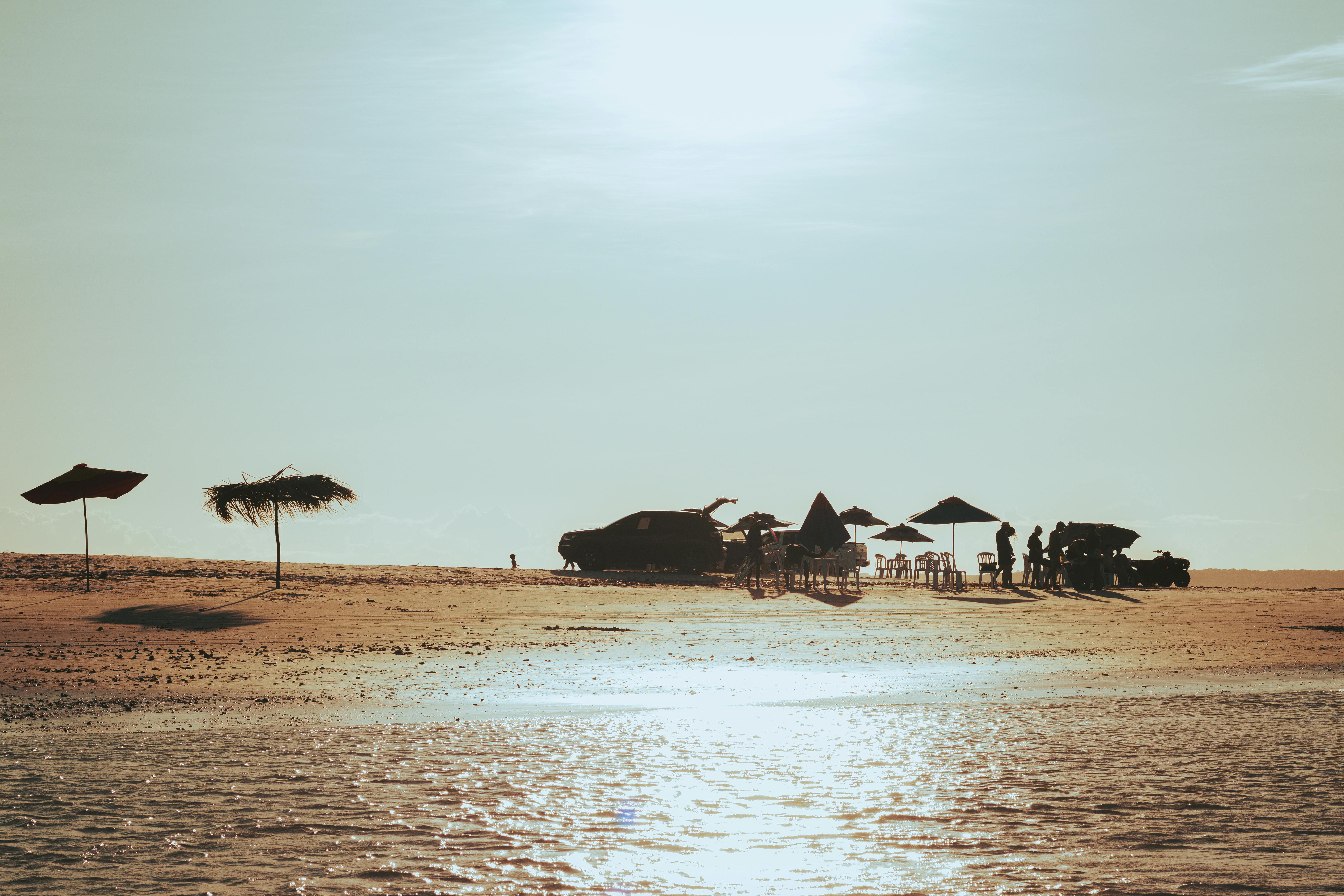 Brazilian Beach camping · Free Stock Photo